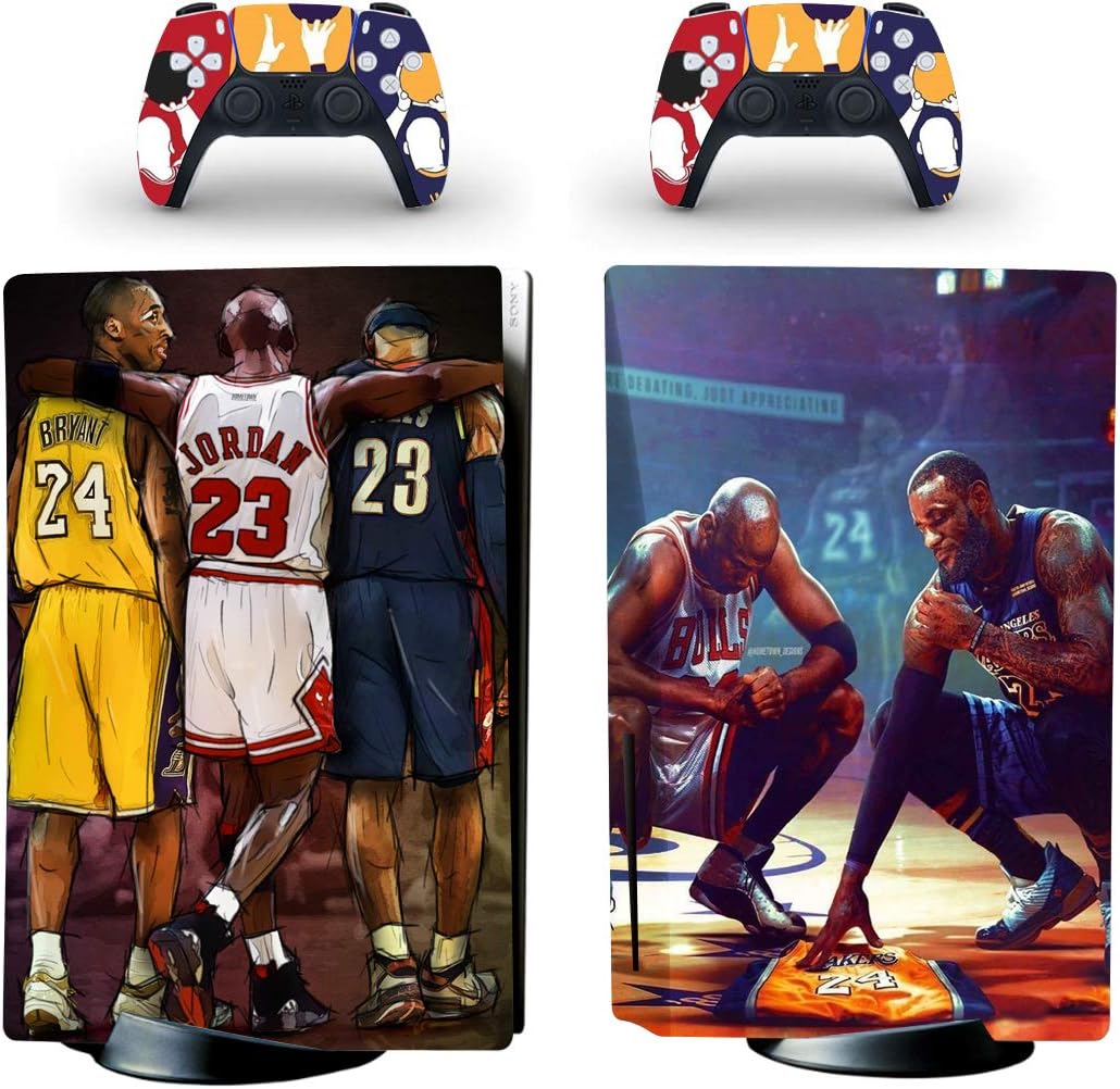 Amazon.com: JOCHUI Console Decal Skin Basketball Legends Vinyl Sticker ...