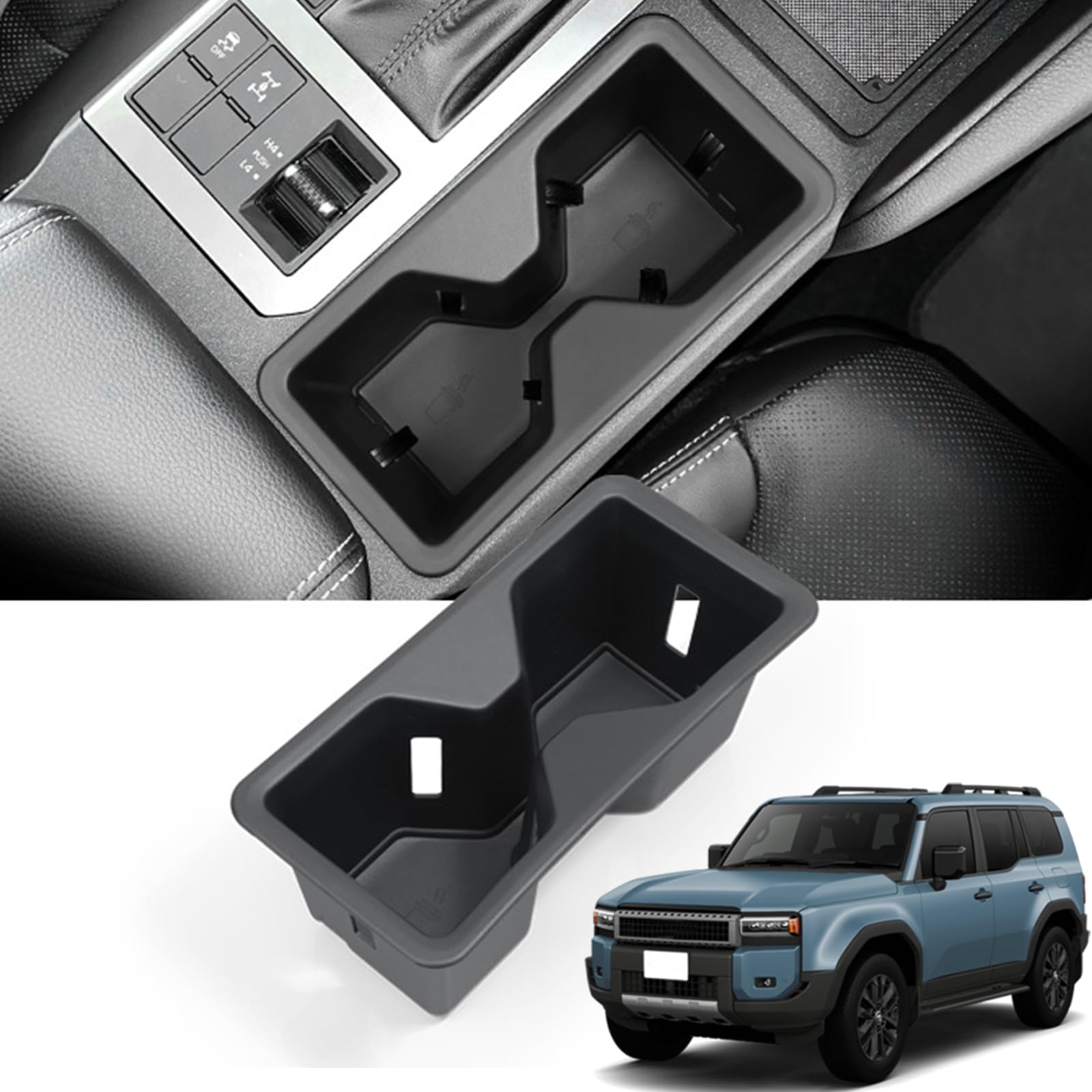 Amazon | Temiry ランクル250 専用 コンソール ドリンクホルダー コンソールトレイ カップホルダー 収納 ランクル250 ドリンクホルダーカバー ランドクルーザー250 ...
