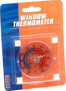 West Stick On Window Thermometer : Amazon.de: Garten