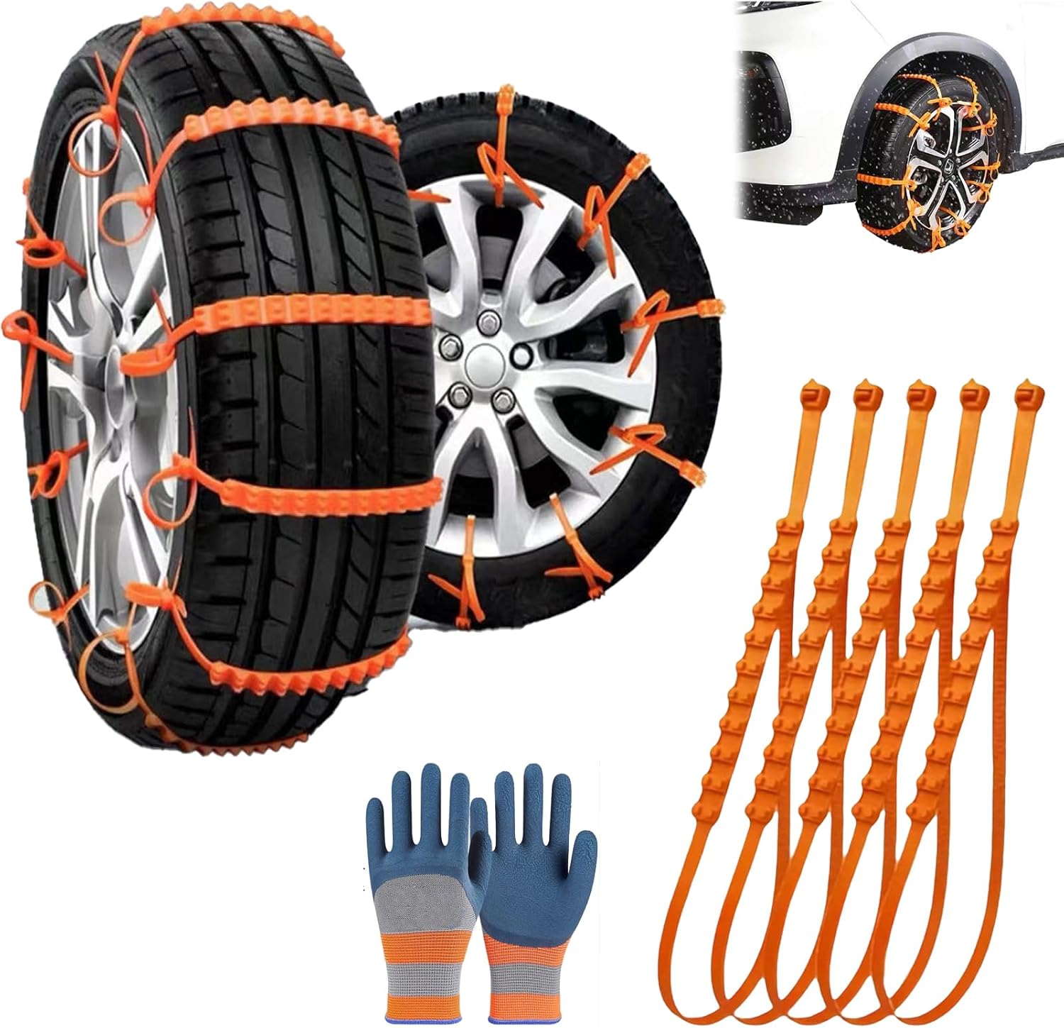 Amazon.com: 2026 New Tire Traction Straps,10/20/30/40 PCS Universal ...