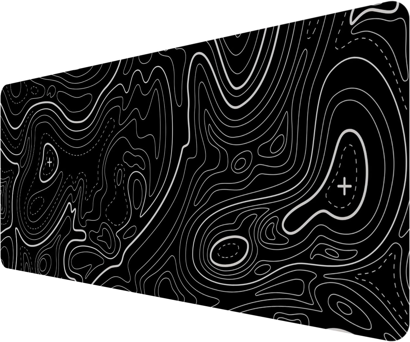 Large Topographic Gaming Mouse Pad - 90cmx40cm XL Mouse Mat, Non-Slip ...