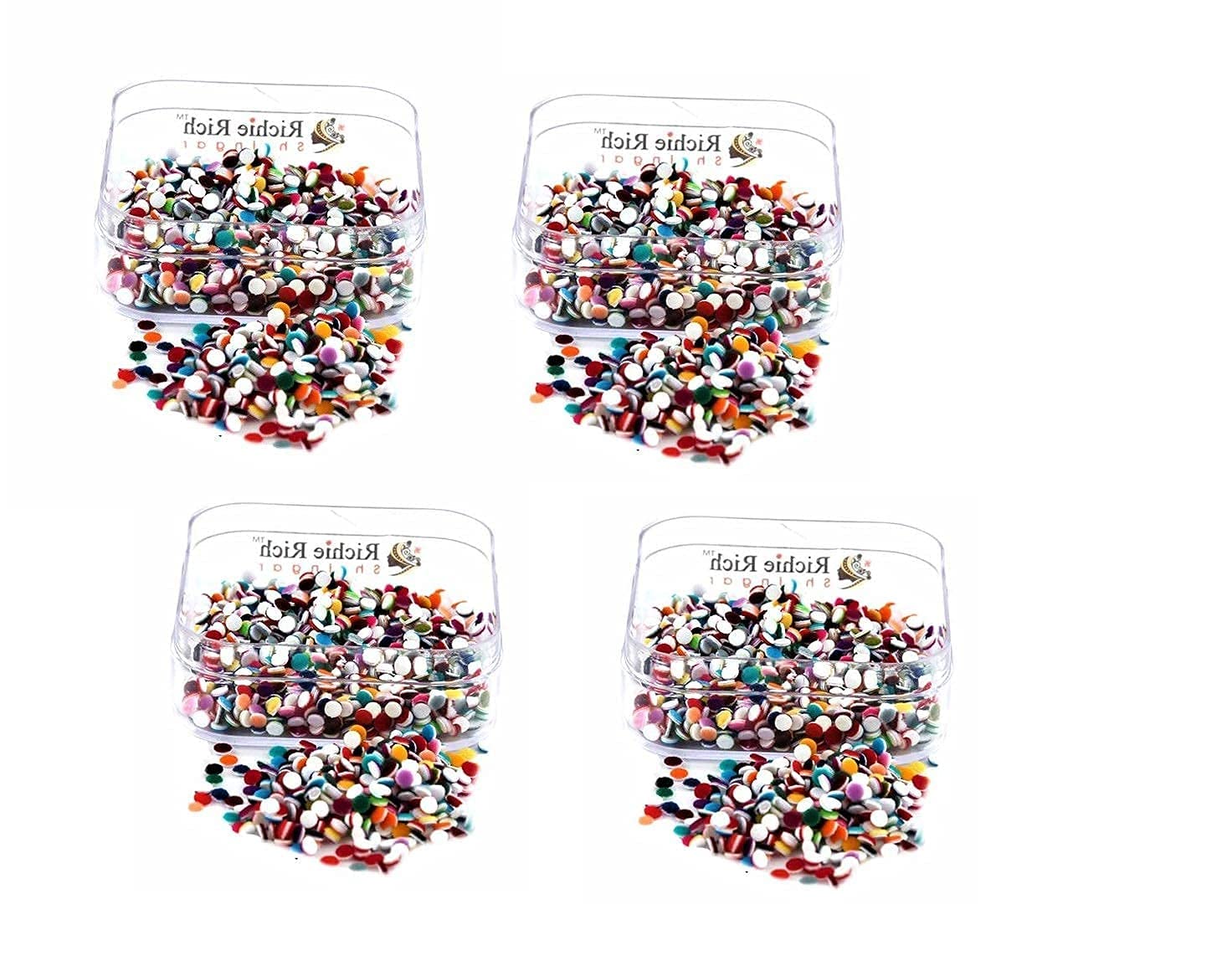 ILTPL - (4 PCS) Multicolor Bindi, Daily Use Bindi for Girls, Ladies ...