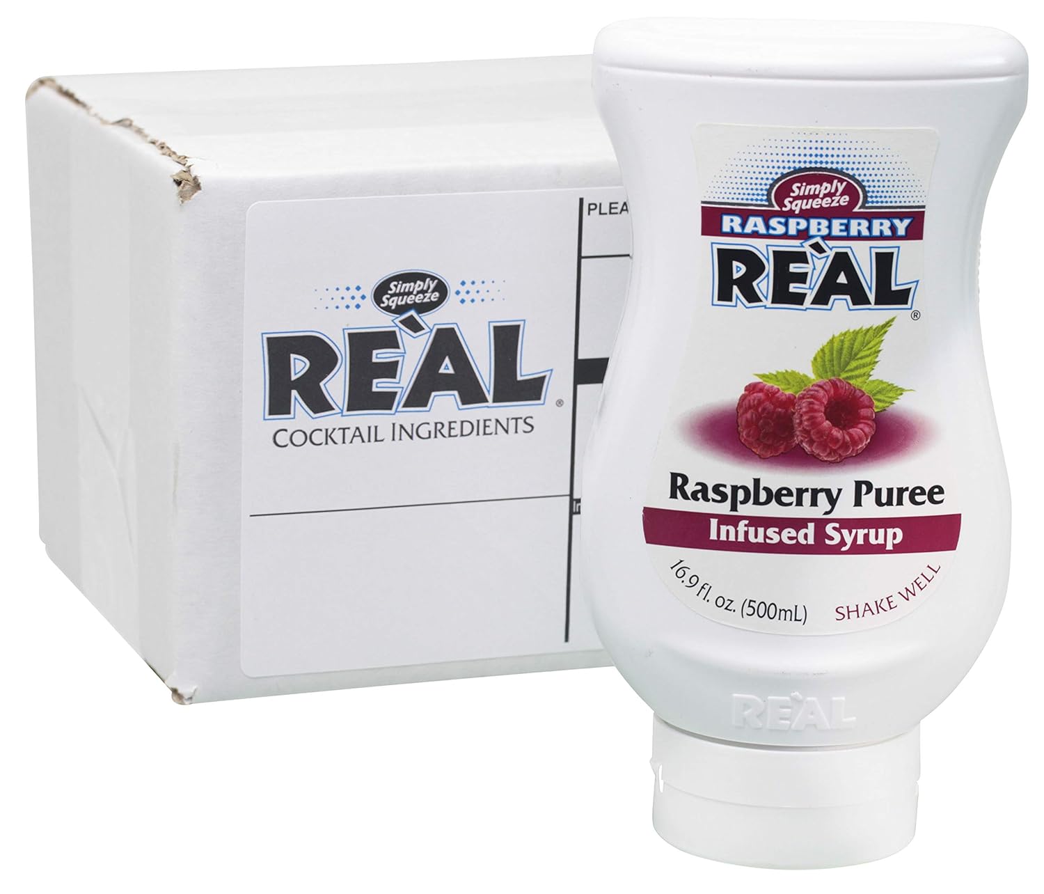 Amazon.com: Raspberry Reàl, Raspberry Puree Infused Syrup, 16.9 FL OZ ...