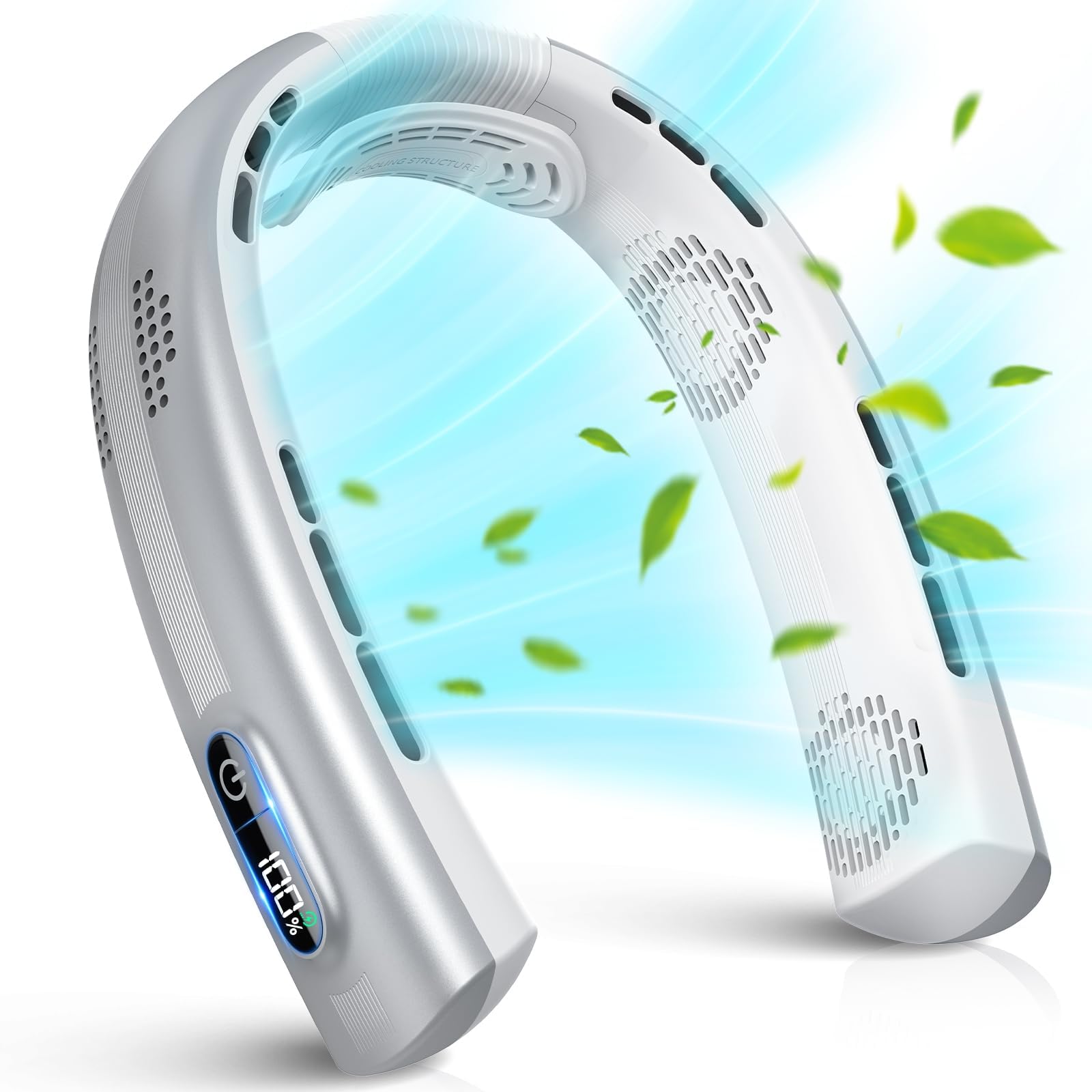 Amazon.com: VEKK Neck Fan, Portable Bladeless Fan, 6000mAh Battery USB ...