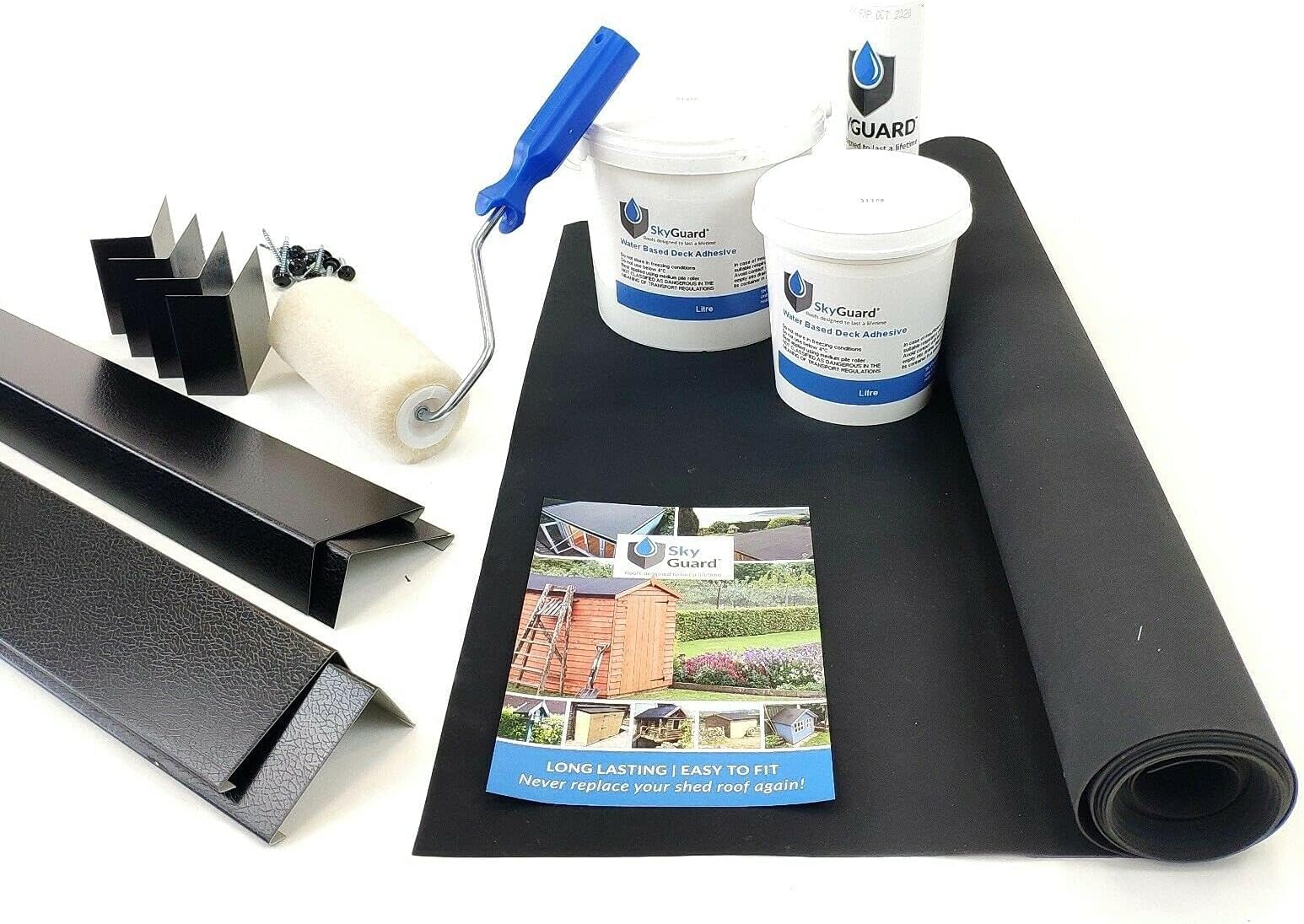 EPDM Rubber Roof Repair Kit - Suitable for Repairs to Cut or Damaged ...