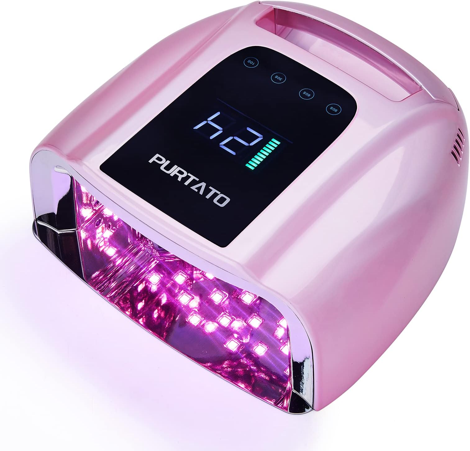 Amazon.com : PURTATO Professional Rechargeable 96W UV LED Portable ...