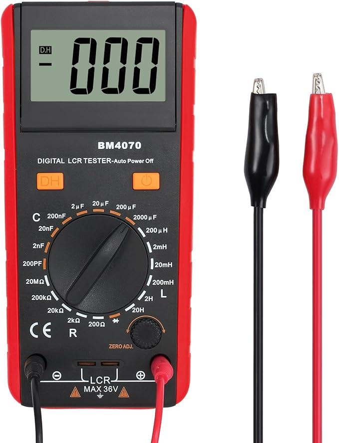 Proster LCR Meter Digital Digitaler LCR Multimeter für Kapazitäts ...