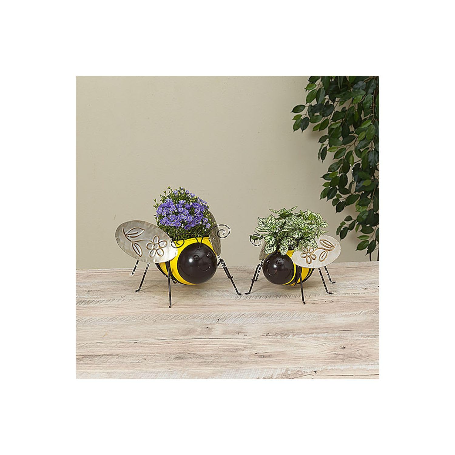 Company Set of 2 Metal Bee Planters 15" L for sale | Mesa, AZ | Nellis ...