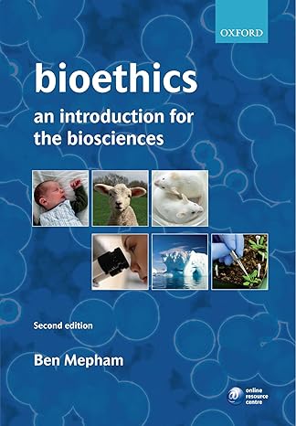 Bioethics: An Introduction for the Biosciences: Amazon.co.uk: Mepham ...