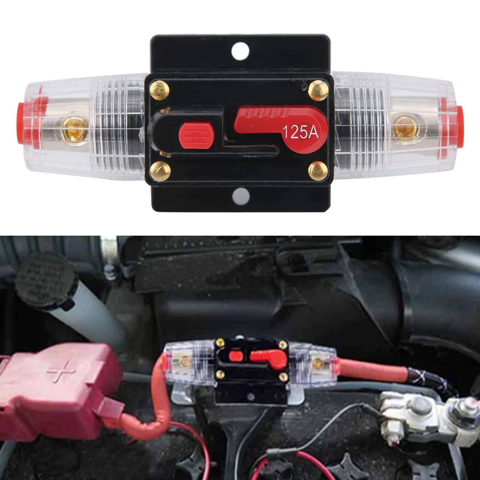 Buy Fuse Distribution Block, Professional Stereo 12-24V Circuit Breaker ...