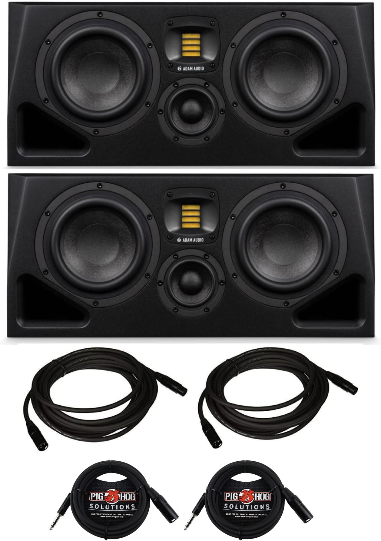 Amazon.com: ADAM Audio A77H Powered Three-Way Midfield Studio Monitor ...