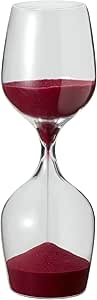 Amazon.com | Wine Glass Sand Timer Red: Wine Glasses