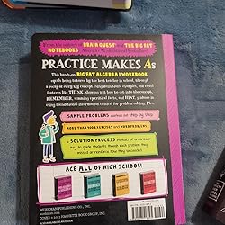 Amazon.com: The Big Fat High School Algebra 1 Workbook: 400+ Algebra 1 ...