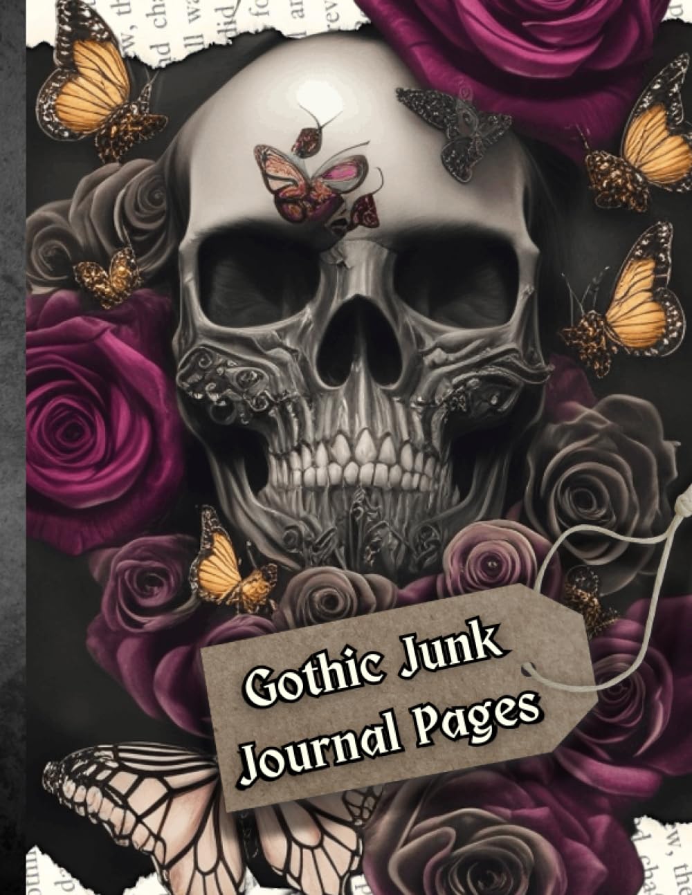 Gothic Junk Journal Pages: One-Sided Decorative Paper for Junk ...