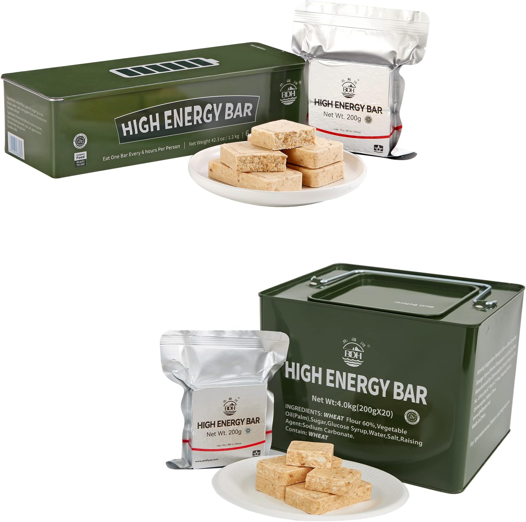 Amazon.com: Emergency Food Ration Bars, Survival Tabs Supply for ...