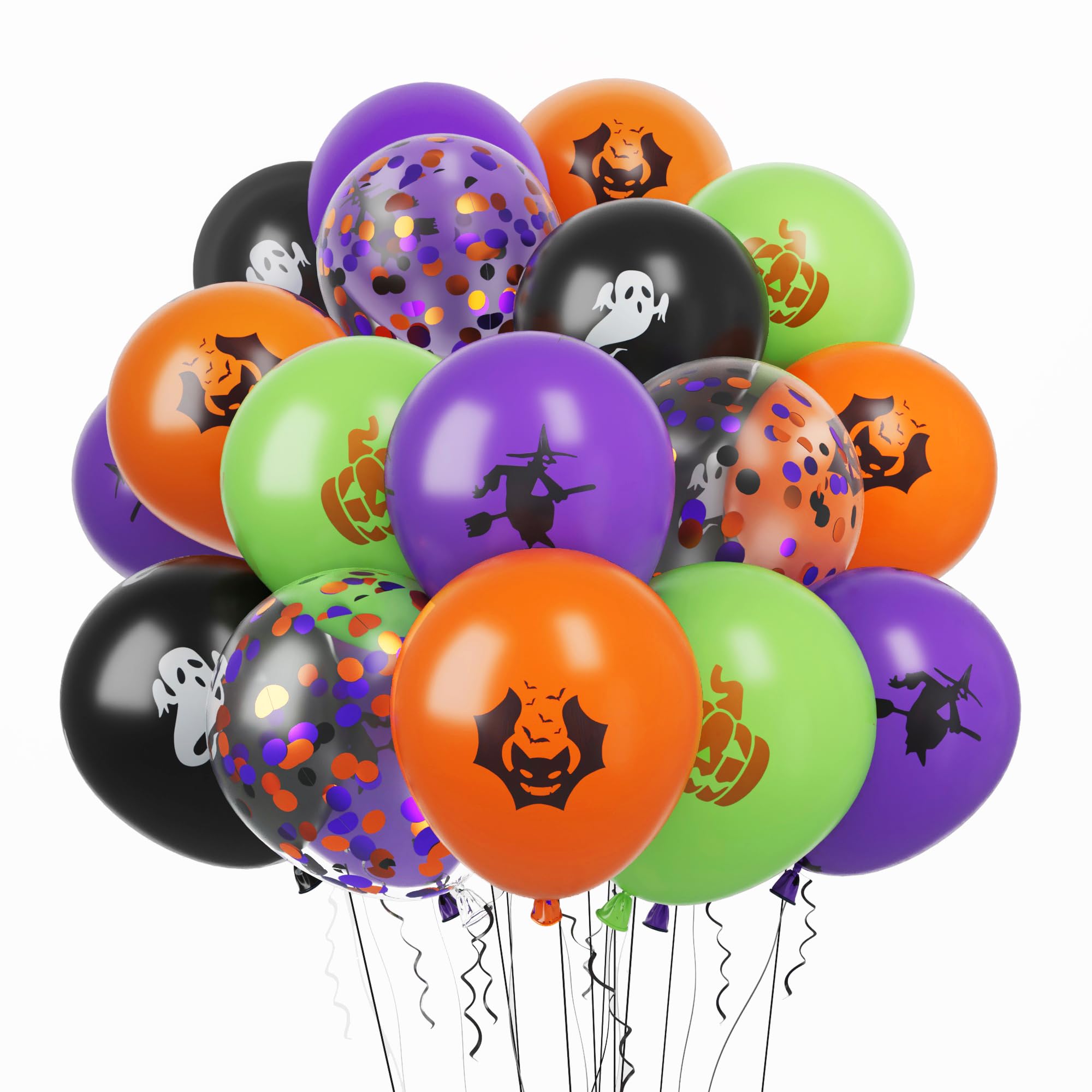 Snapklik.com : RUBFAC 65pcs Halloween Balloons Arch Garland Kit, 12 ...