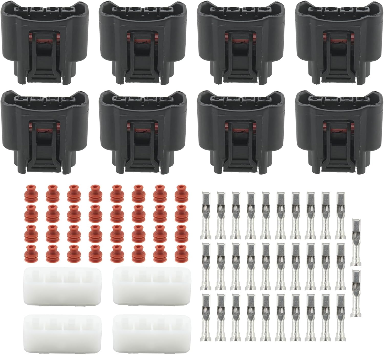 Amazon.com: GoaMotors Set of 8 Waterproof Ignition Coil 4 Pin Plug Connector 90980-11885 Fit for ...