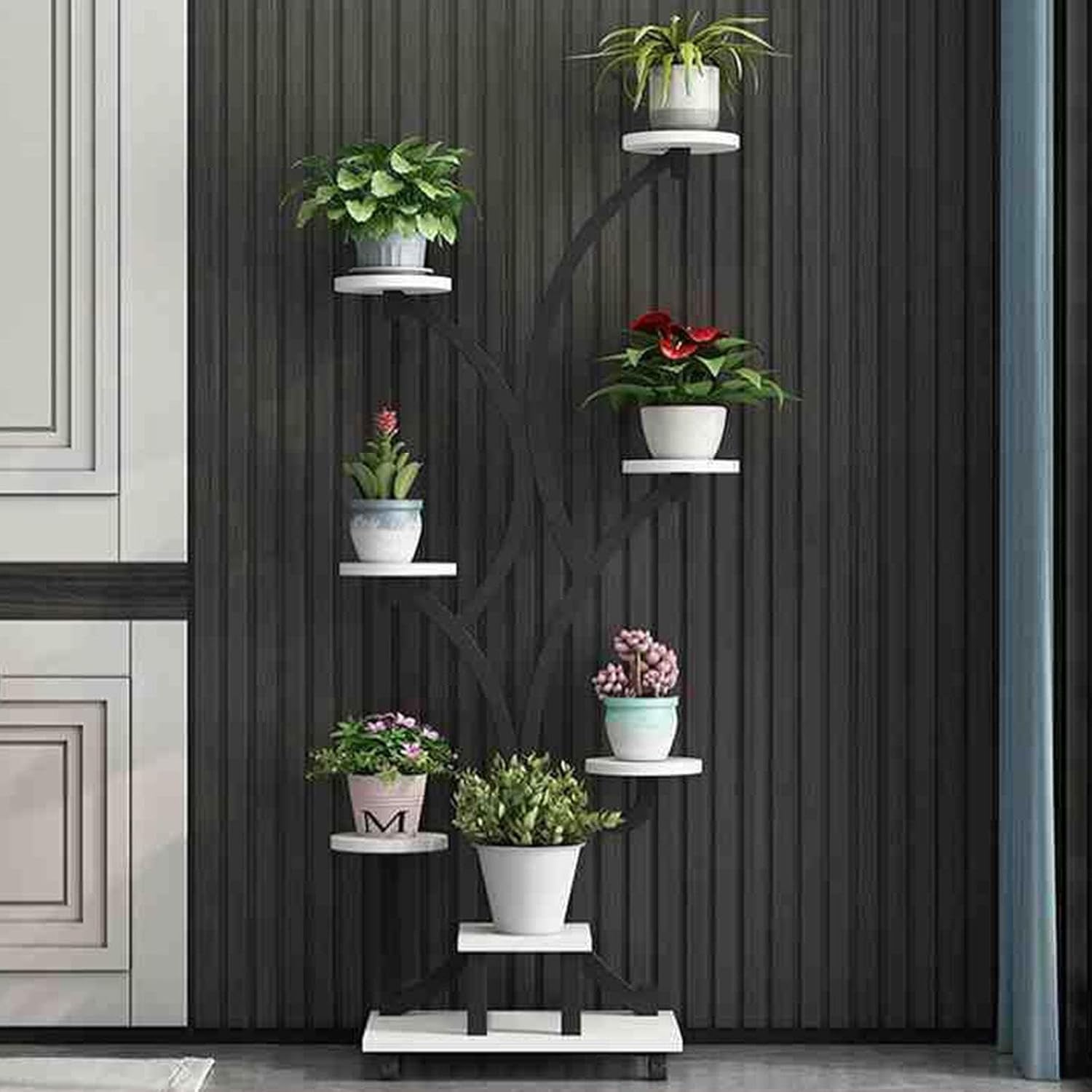 Amazon.com: DECORN 8 Tier Plant Stand for Outdoor Indoor - Tall Metal ...