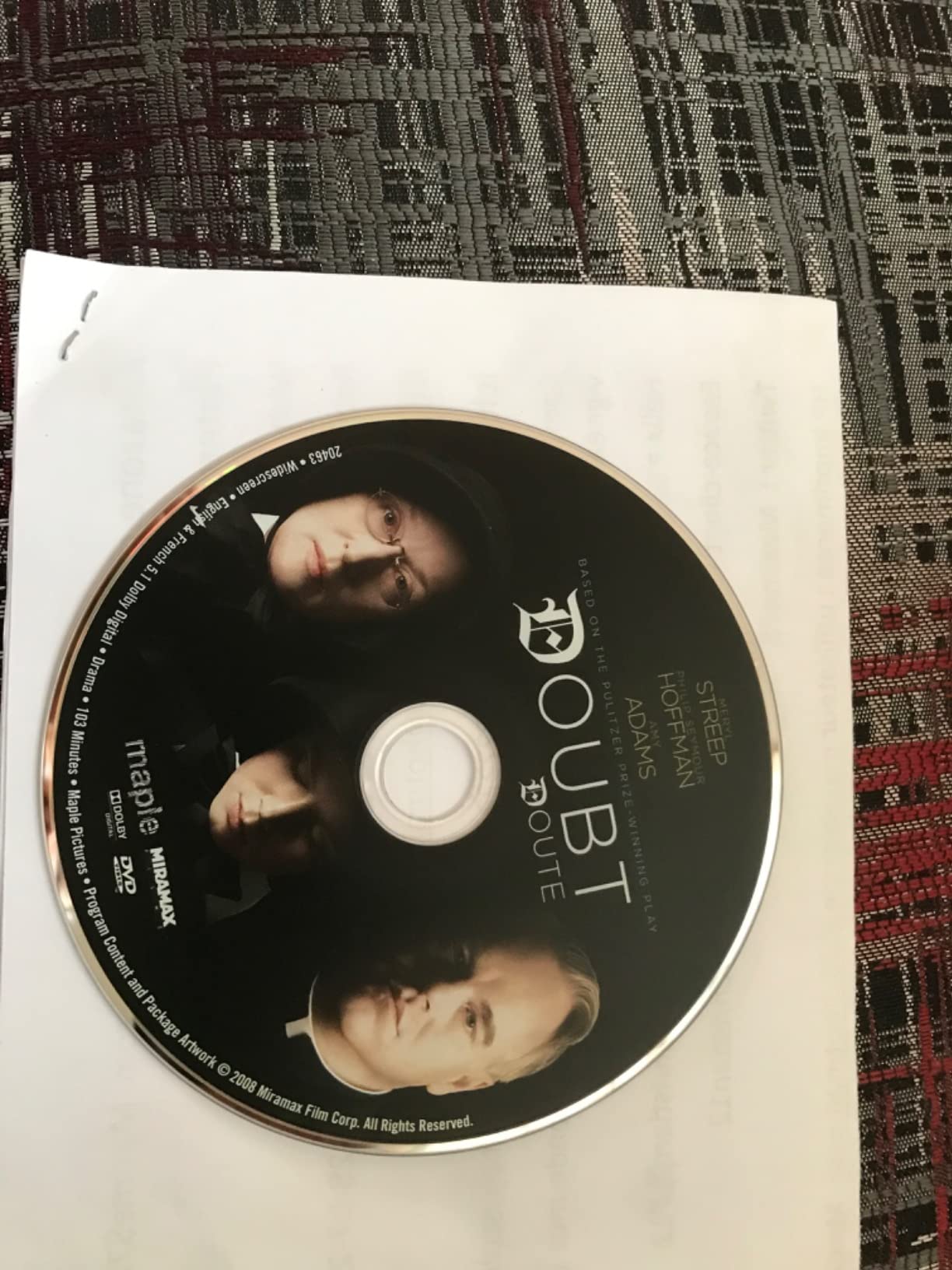 Doubt [DVD]: Amazon.ca: Movies & TV Shows