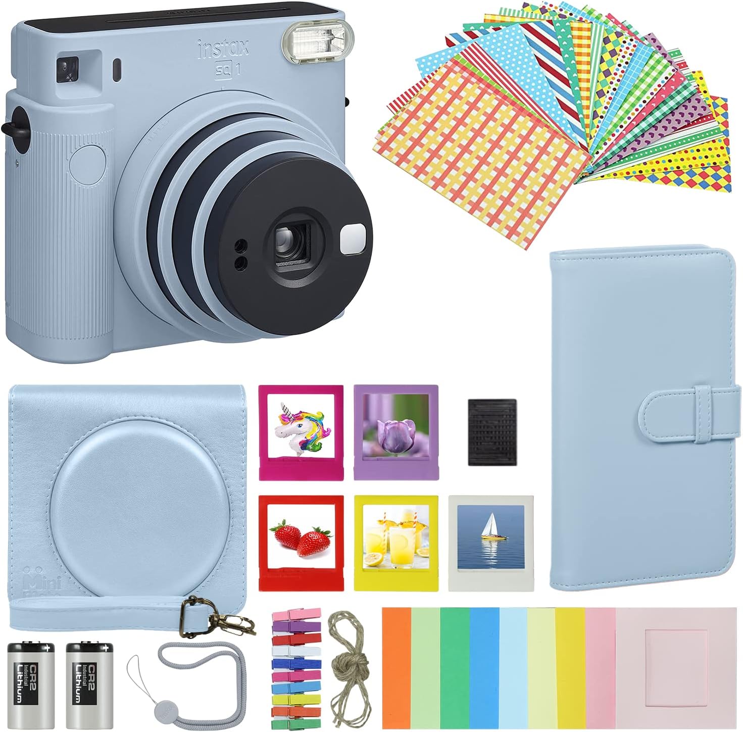 Amazon.com : Fujifilm Instax Square SQ6 - Instant Film Camera - Aqua ...