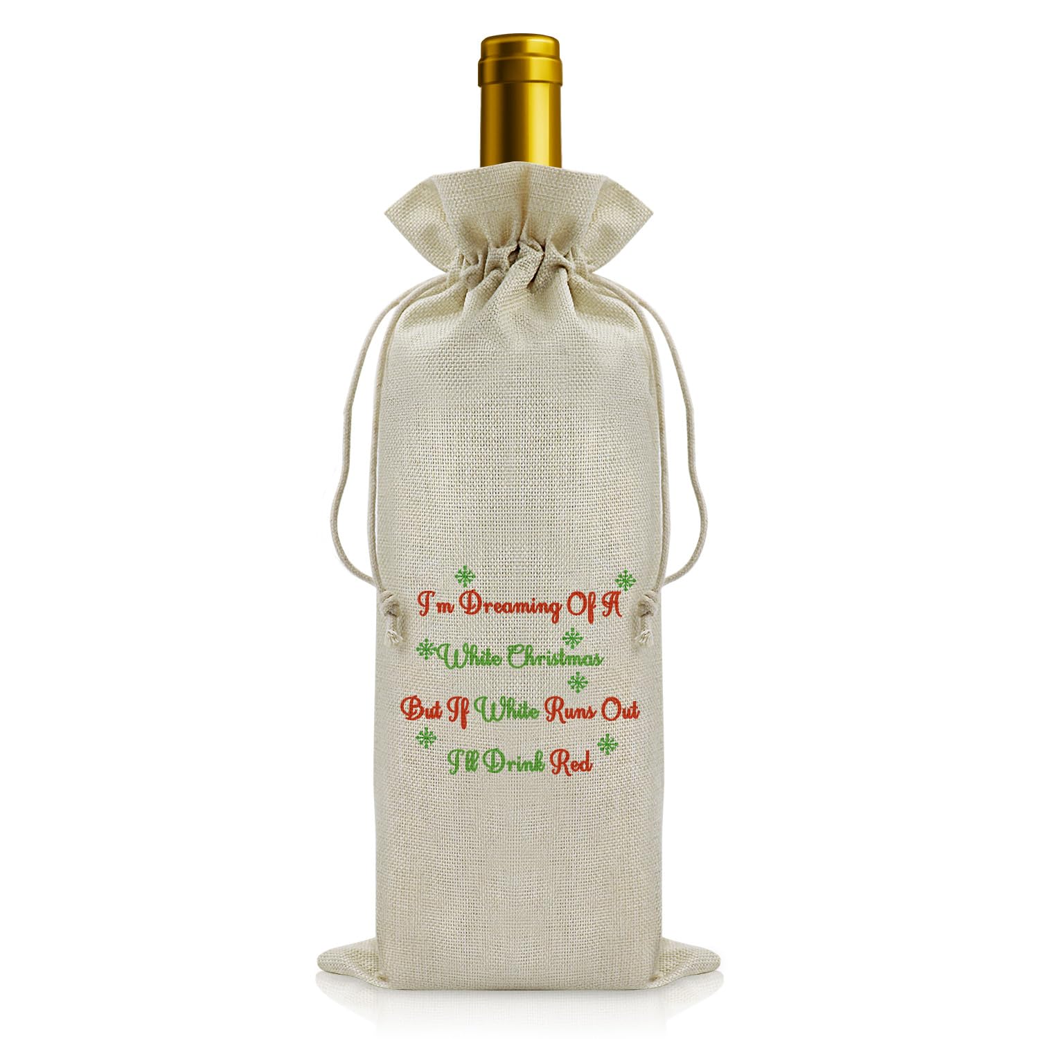 Vadaka Funny Christmas Wine Gift Bags Wine Bottle Bag Xmas Party ...