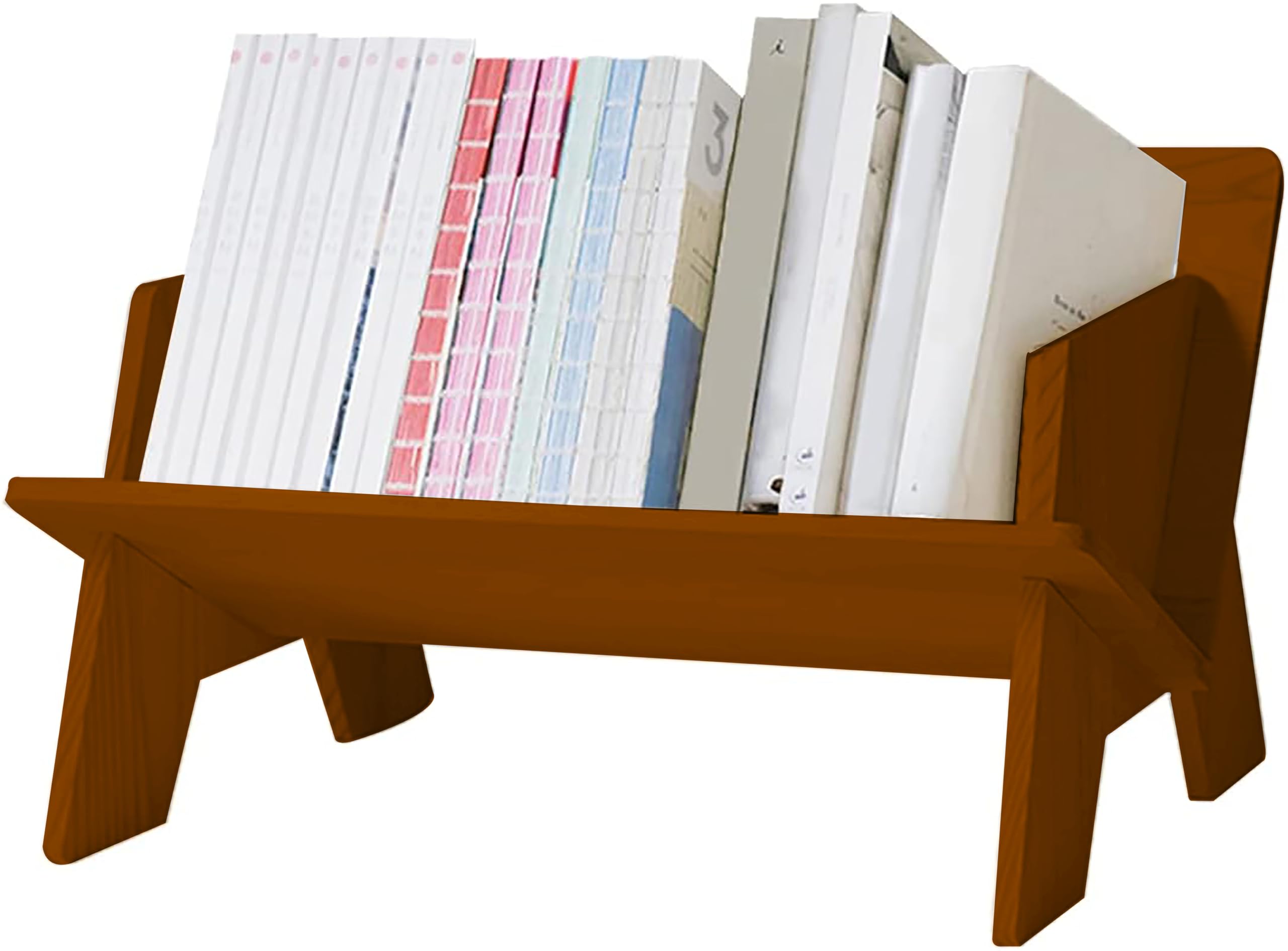 Amazon.com: Fox Claw Wood Bookcase in Living Room/Home/Office, Desktop ...