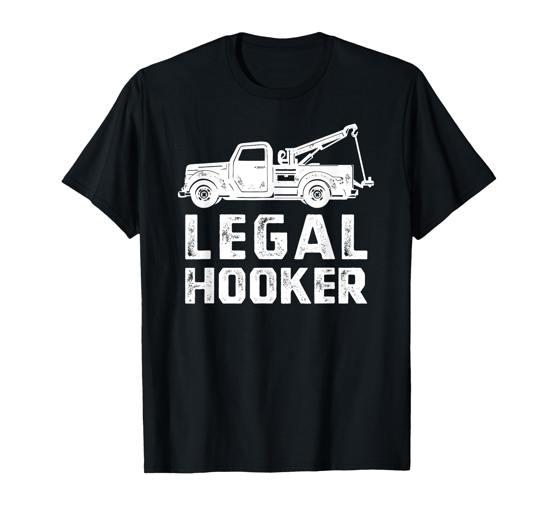 Amazon.com: Funny Tow Truck Shirt, Hooking Vehicle Towing Tee Gift T ...