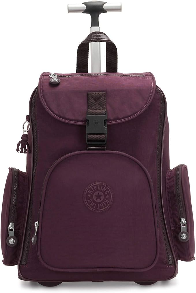 Amazon.com: Kipling Alcatraz II Large Rolling Laptop Backpack Dark Plum ...