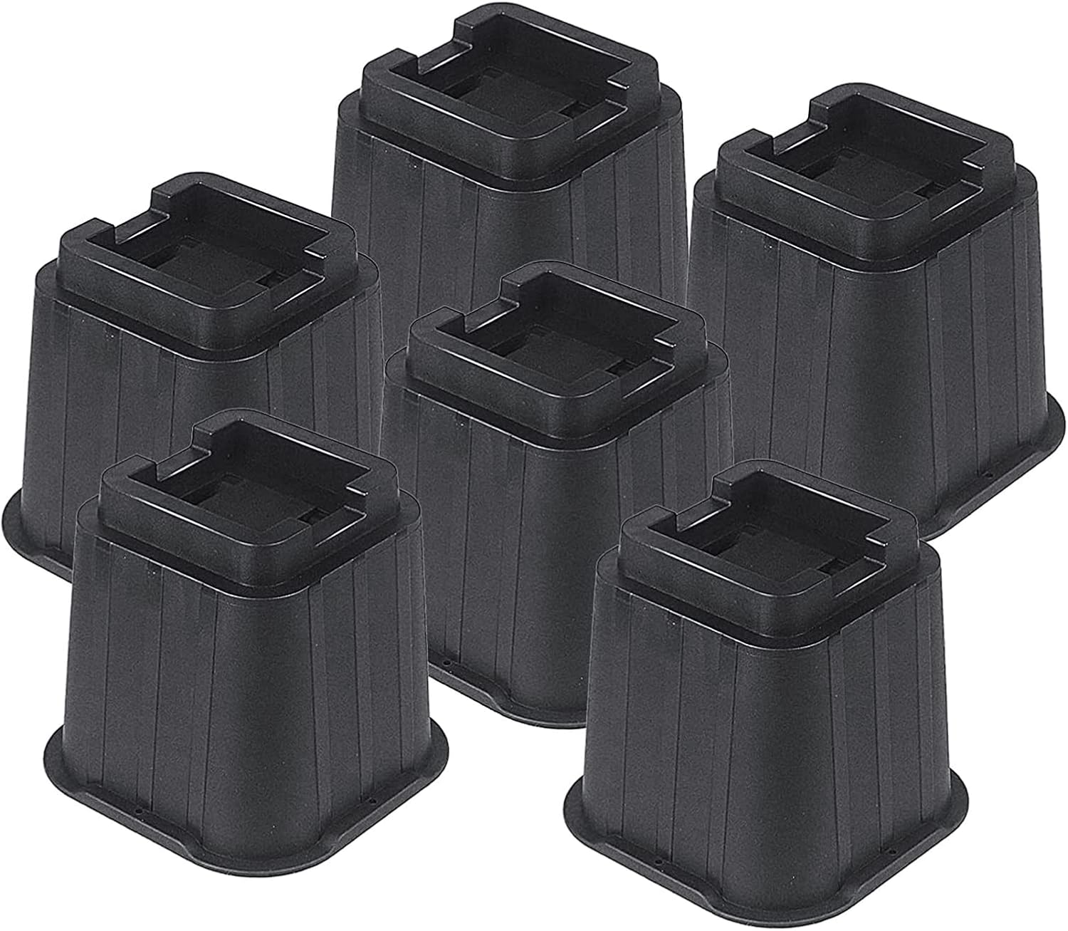 Amazon.com: NEZART 5 Inch Bed Risers, Heavy Duty Adjustable Furniture ...