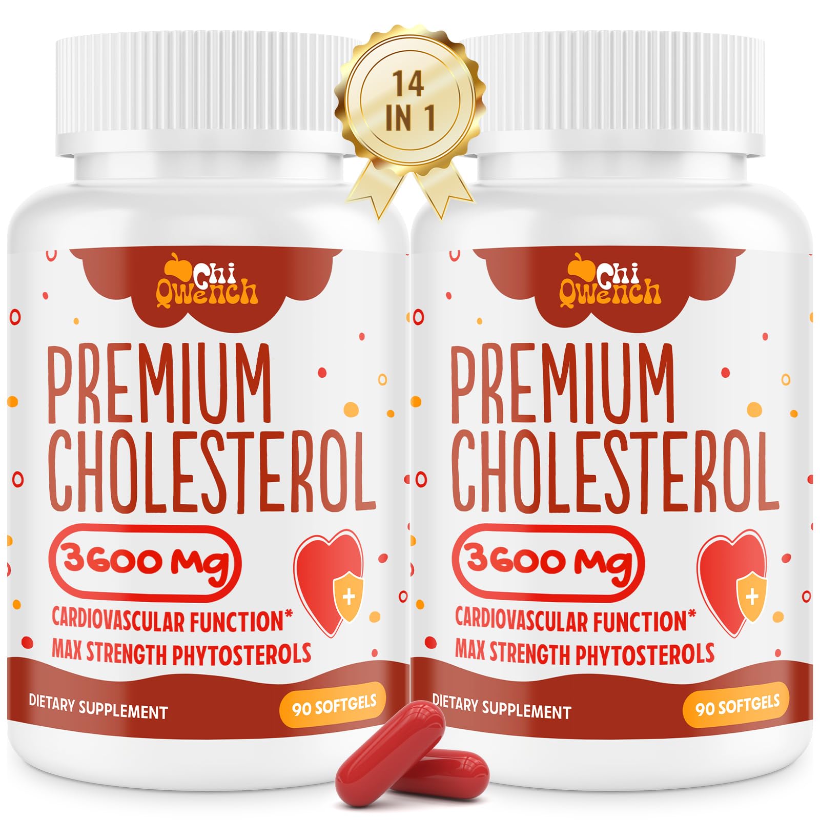 Amazon.com: 3600 MG Cholesterol Supplements with Plant Sterols, Niacin ...