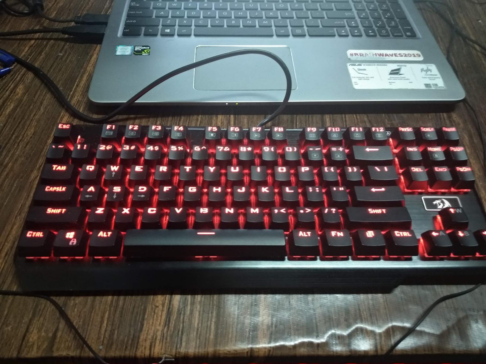 Amazon.in: Buy Redragon Usas K553 Mechanical Gaming Keyboard (Black ...