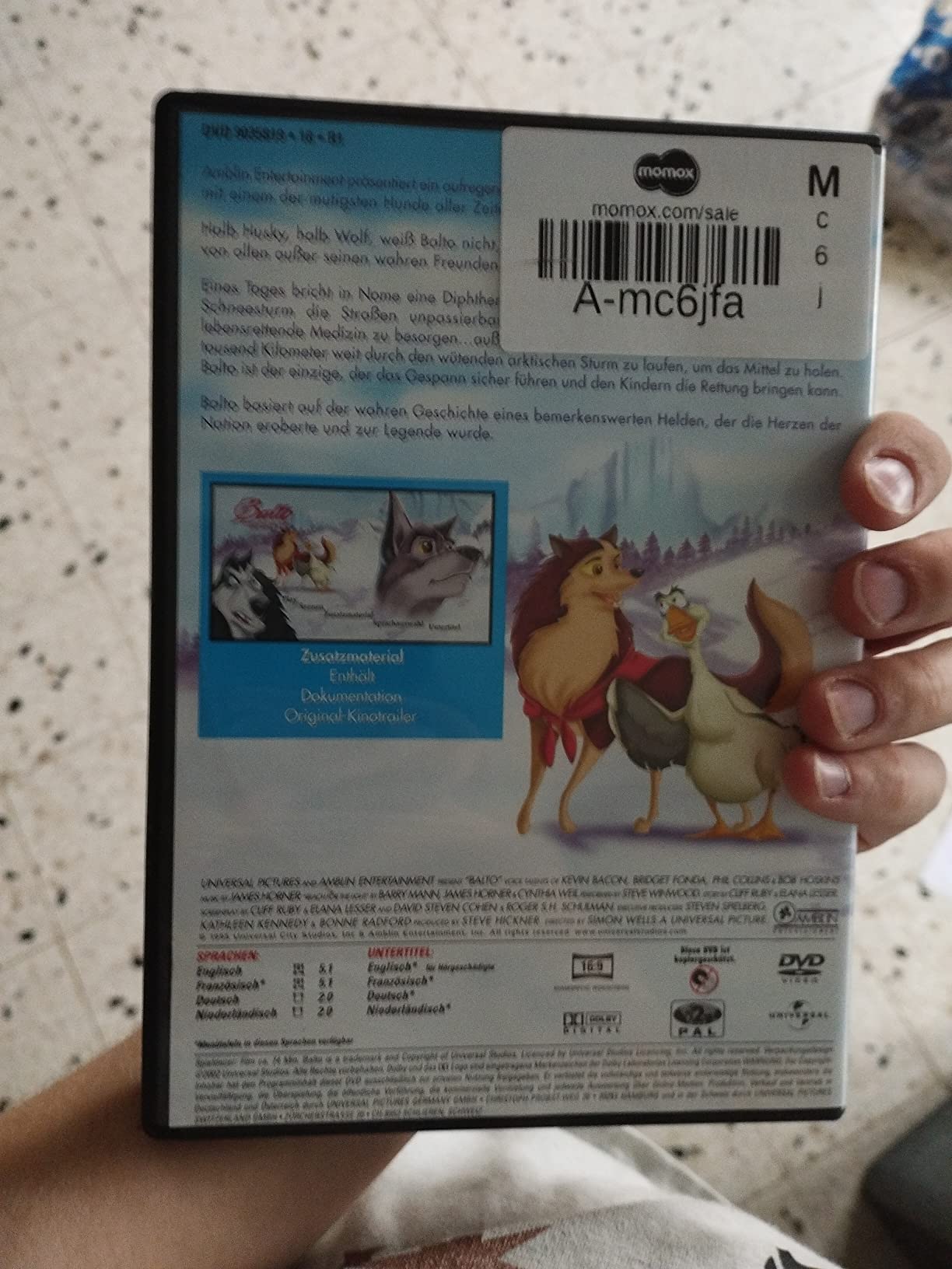 Balto [VHS] : Amazon.fr: DVD et Blu-ray