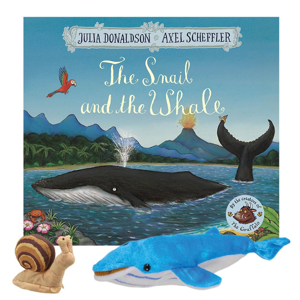 The Snail and the Whale Book by Julia Donaldson With Finger Puppets ...
