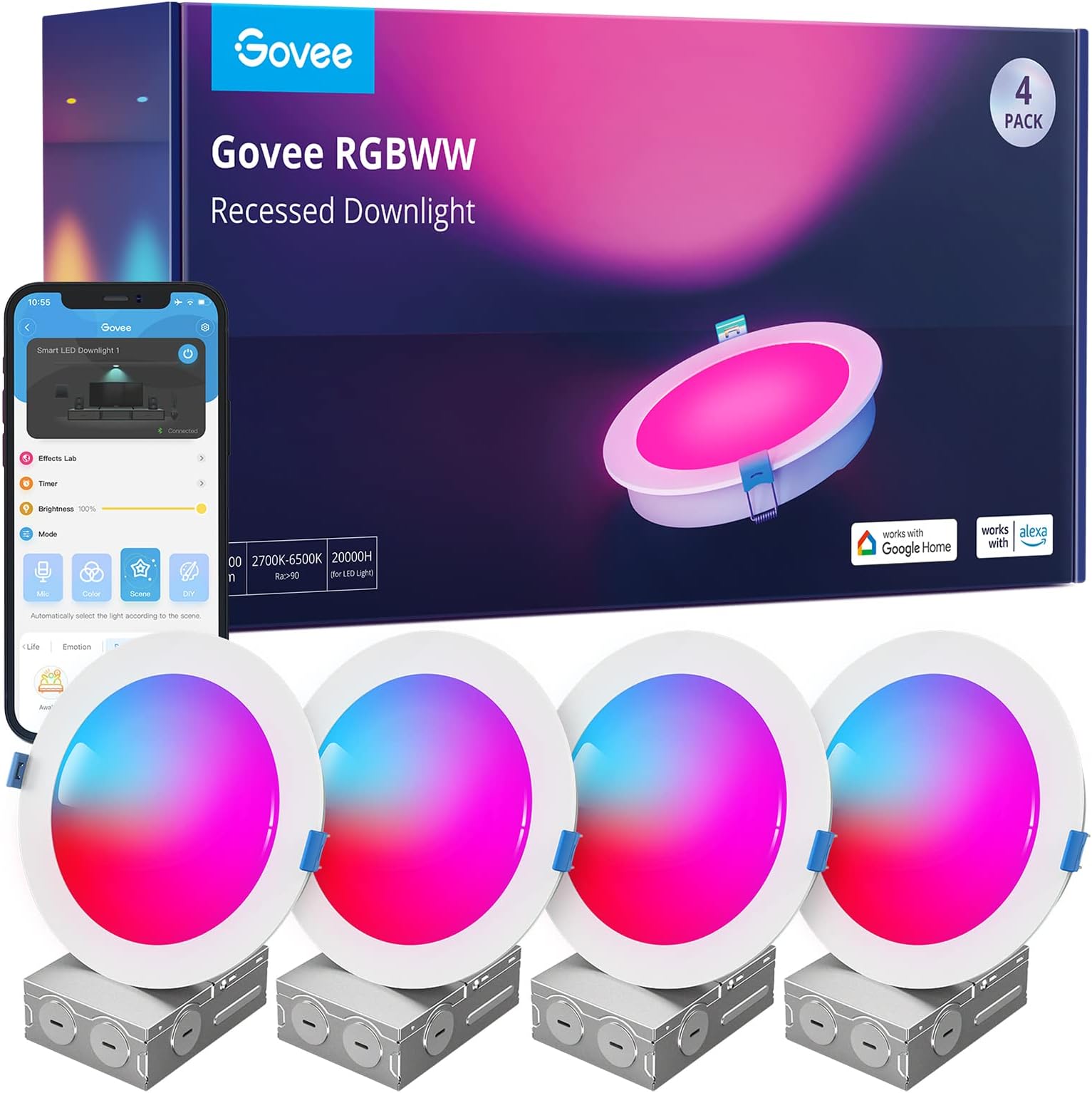 Philips Hue Smart LED Ceiling and Down Lights - Centris Spotlight ...