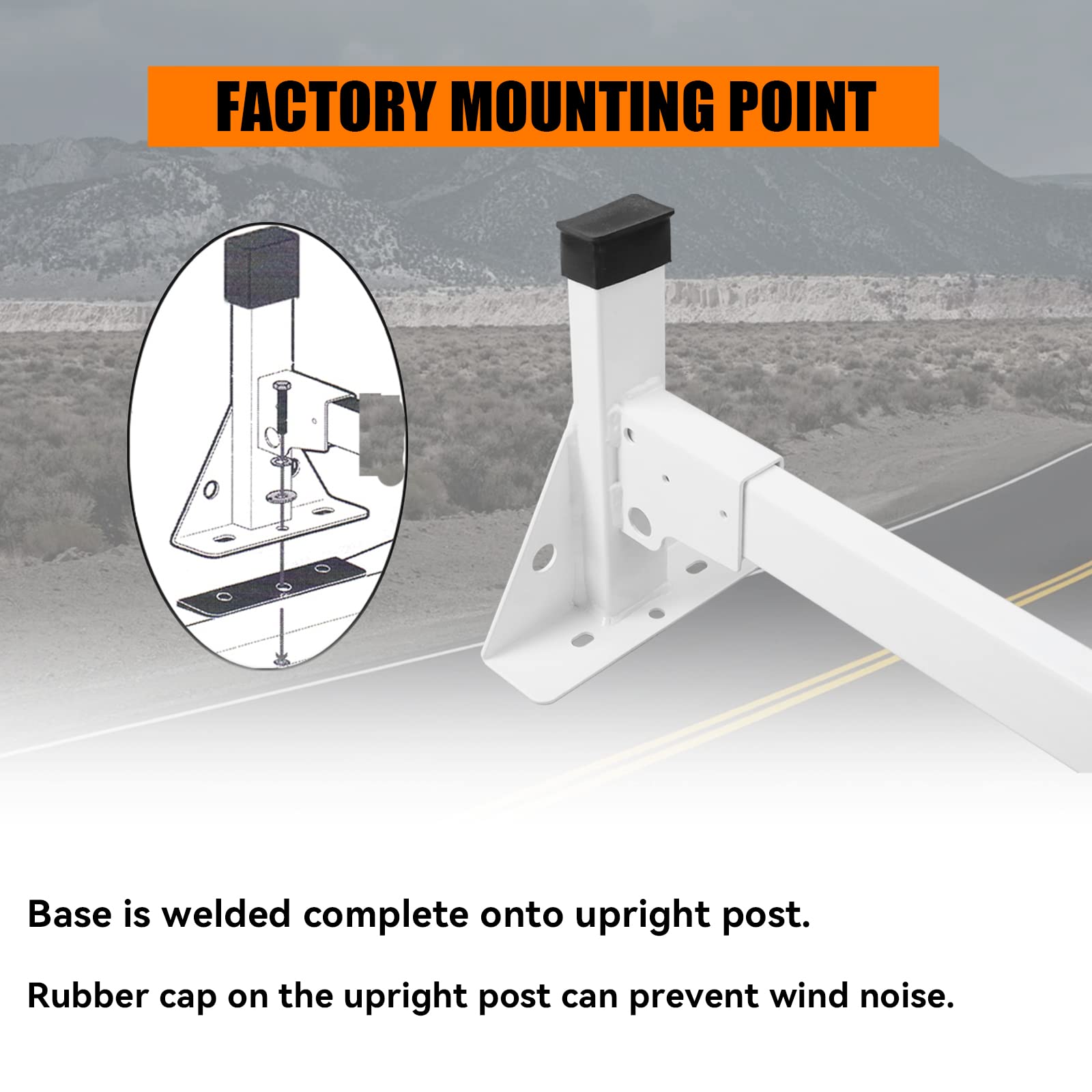 MELIPRON Roof Ladder Rack Fit for 2015-On Ford Transit 150 250 350 4 ...