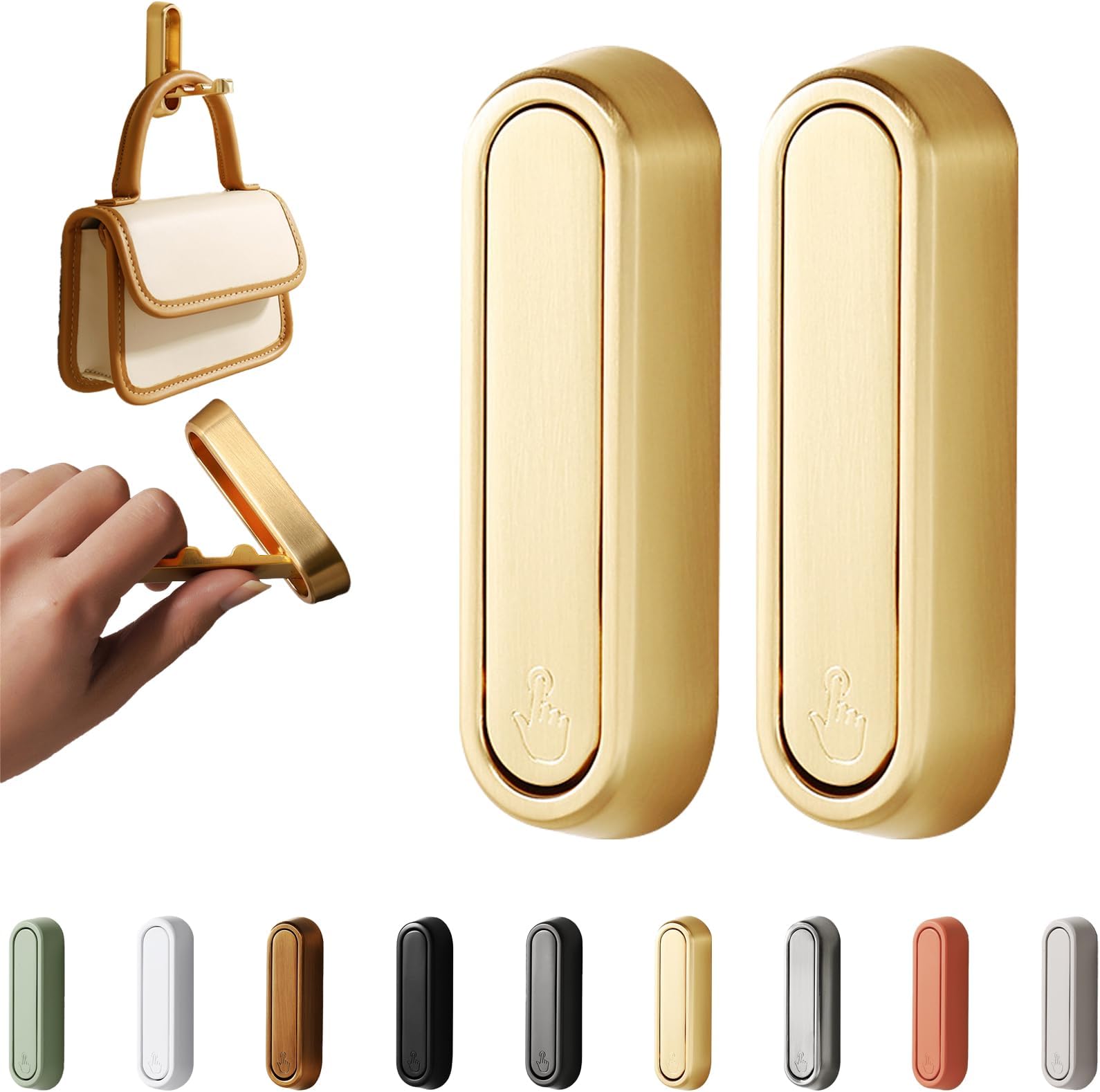 Amazon.com: UVJJGZWR 2 Pack Flip Down Hook, Foldable Coat Hooks, Heavy ...