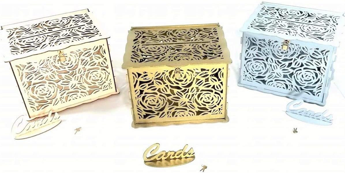 Amazon.com: Premium Card Box Holder (Grey) - Baby Shower/Wedding ...