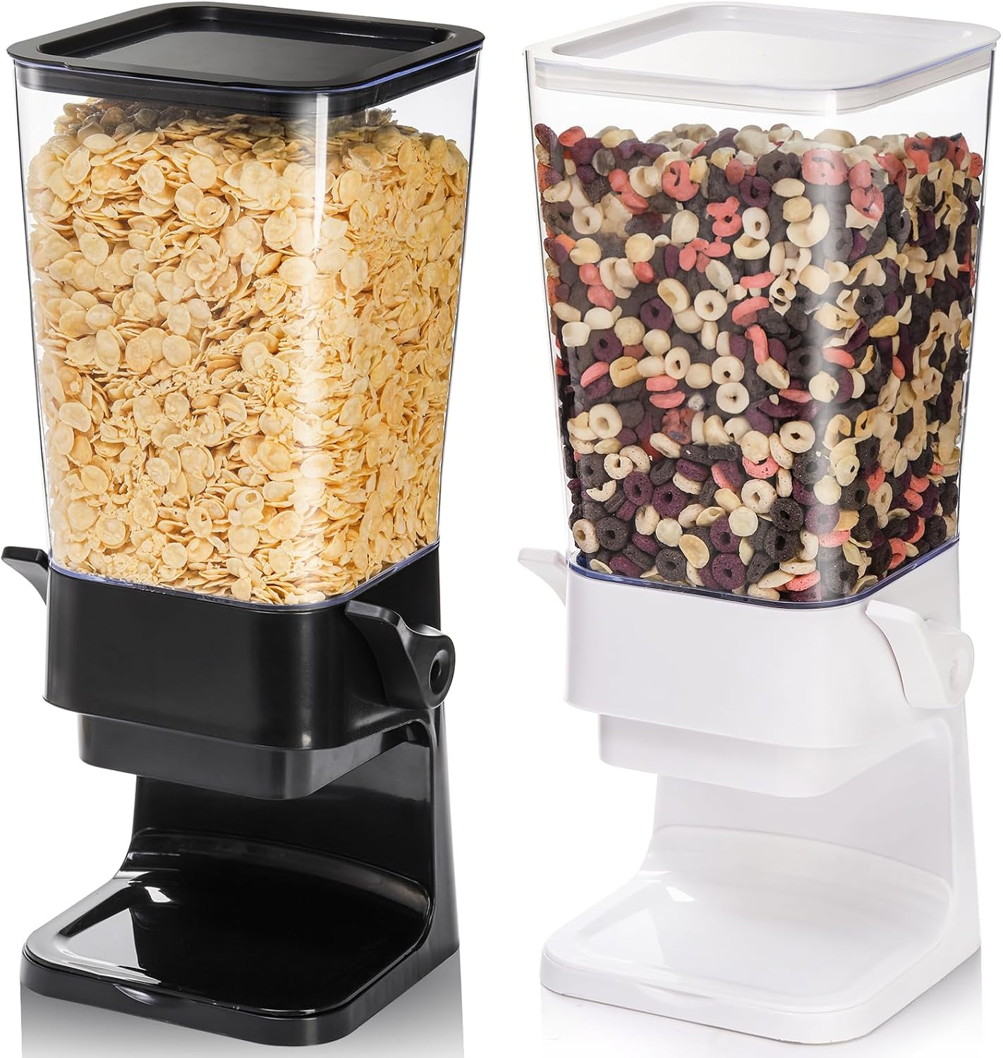 Amazon.com: Peohud 2 Pack Cereal Dispenser Countertop, 5.5L Large ...