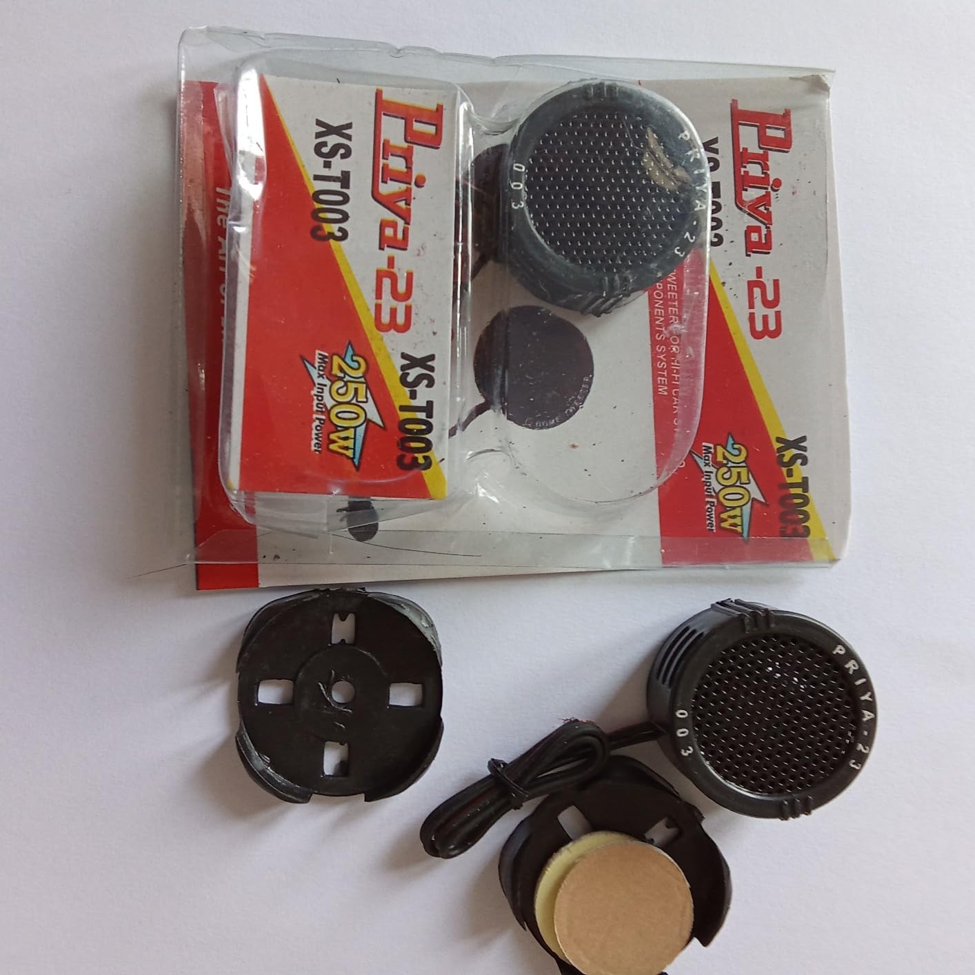 Erh India 1 Set Car Tweeter Doom Stereo Tweeter 1.5 inch 120 Watts Max ...