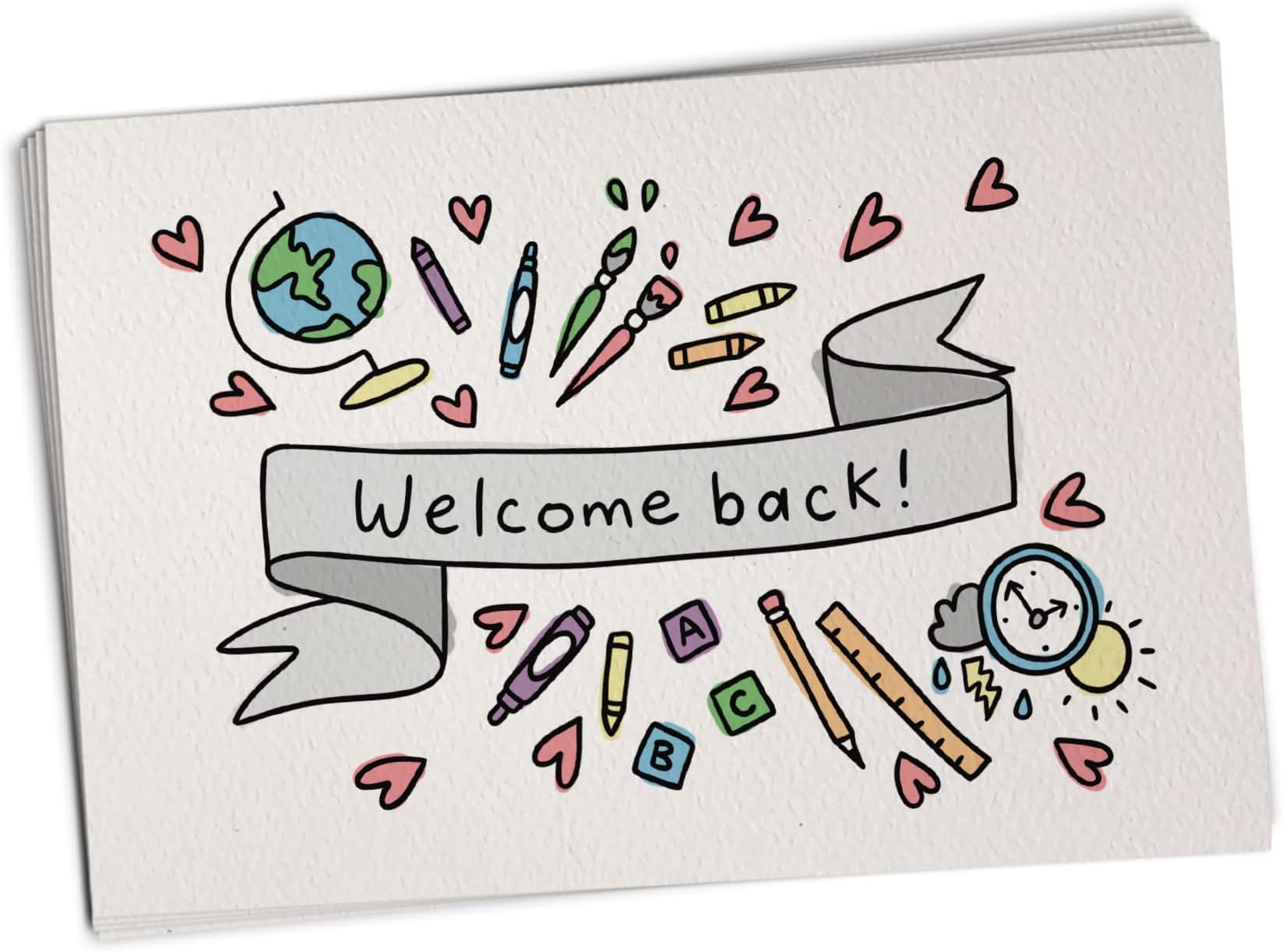 Amazon.com : Sugartown Greetings School Supplies Welcome Back to School ...
