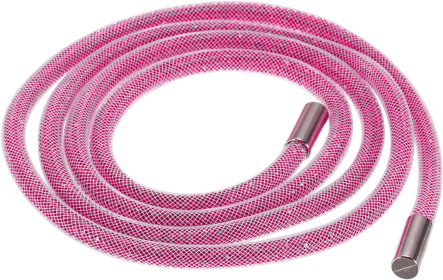 Amazon.com: MECCANIXITY 6mm x 120cm Rhinestone Tube Rope Bling Crystal ...