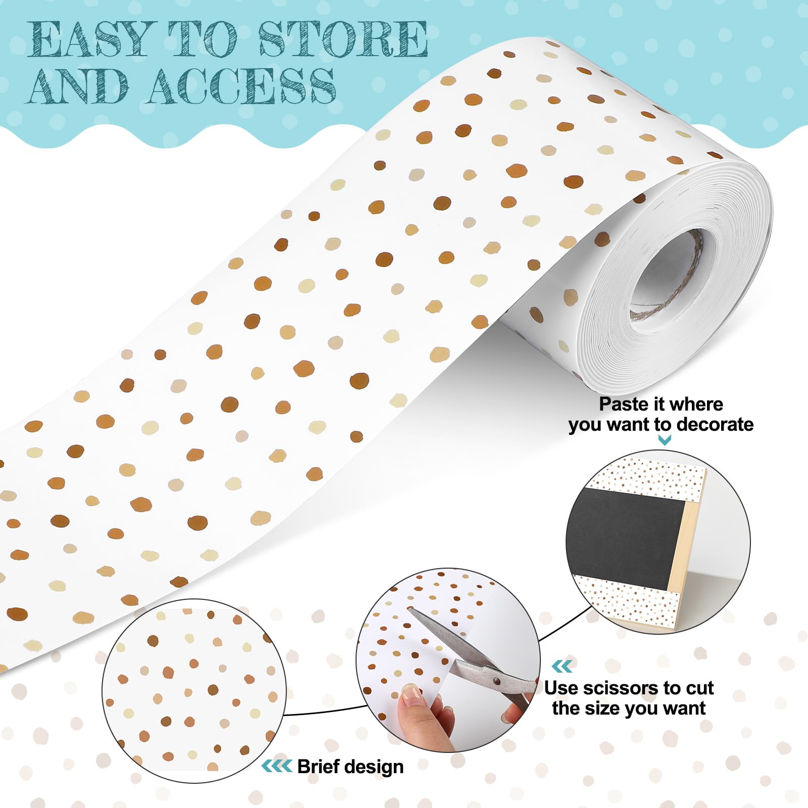 Snapklik.com : Zonon 65 Feet Bulletin Board Borders Black And White ...