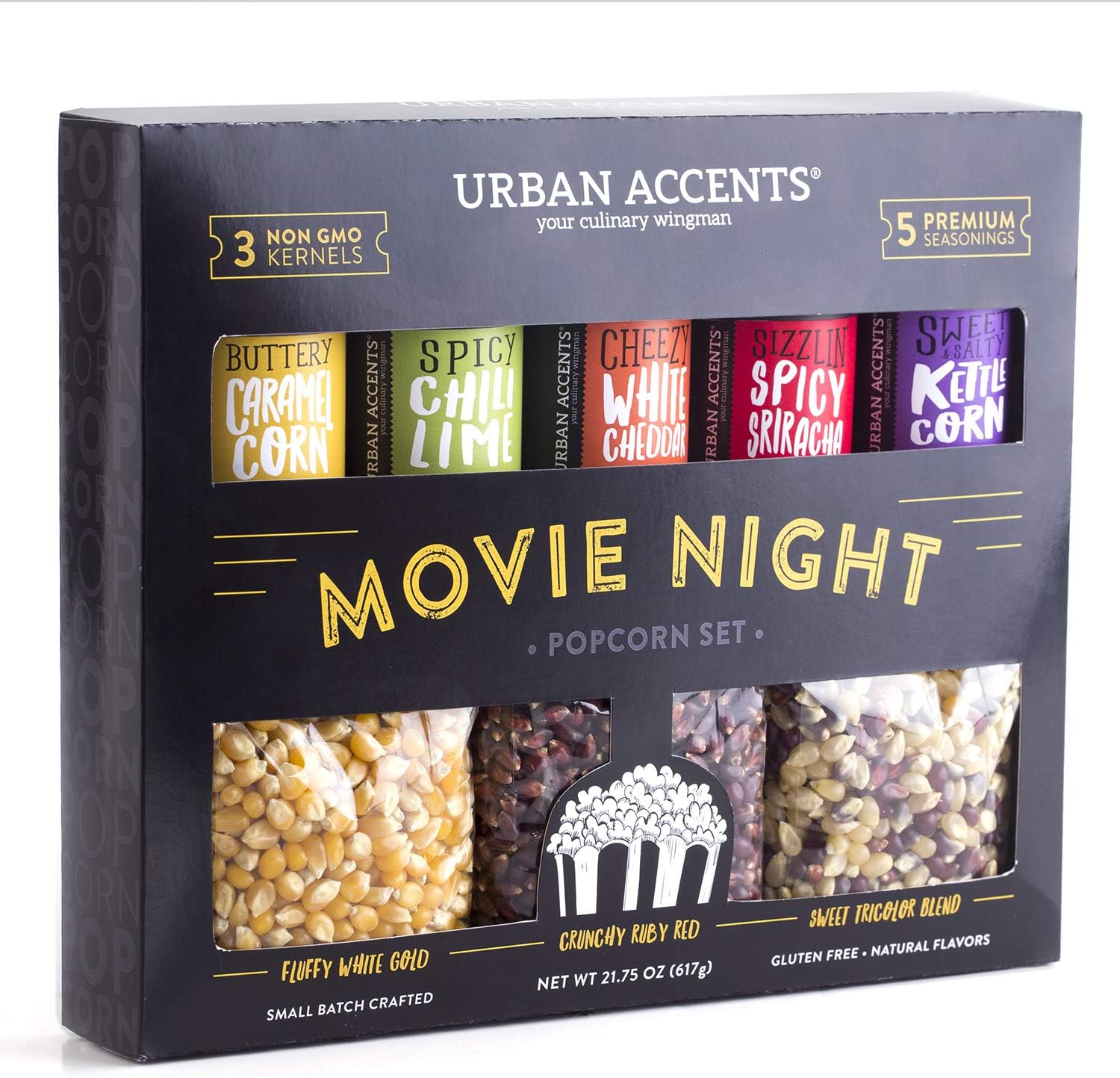 Amazon.com: Deluxe Movie Night Gift Includes Popcorn Buckets, Popcorn ...