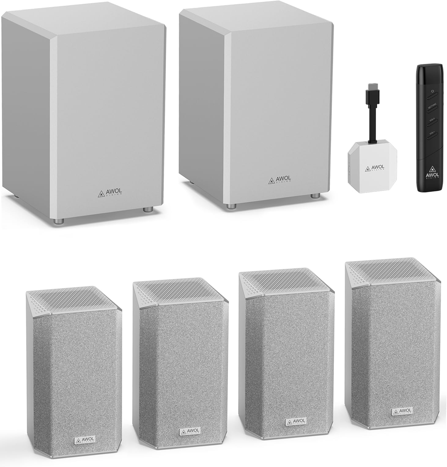 AWOL VISION ThunderBeat 4.2.2 All-Wireless Home Theater Sound System ...