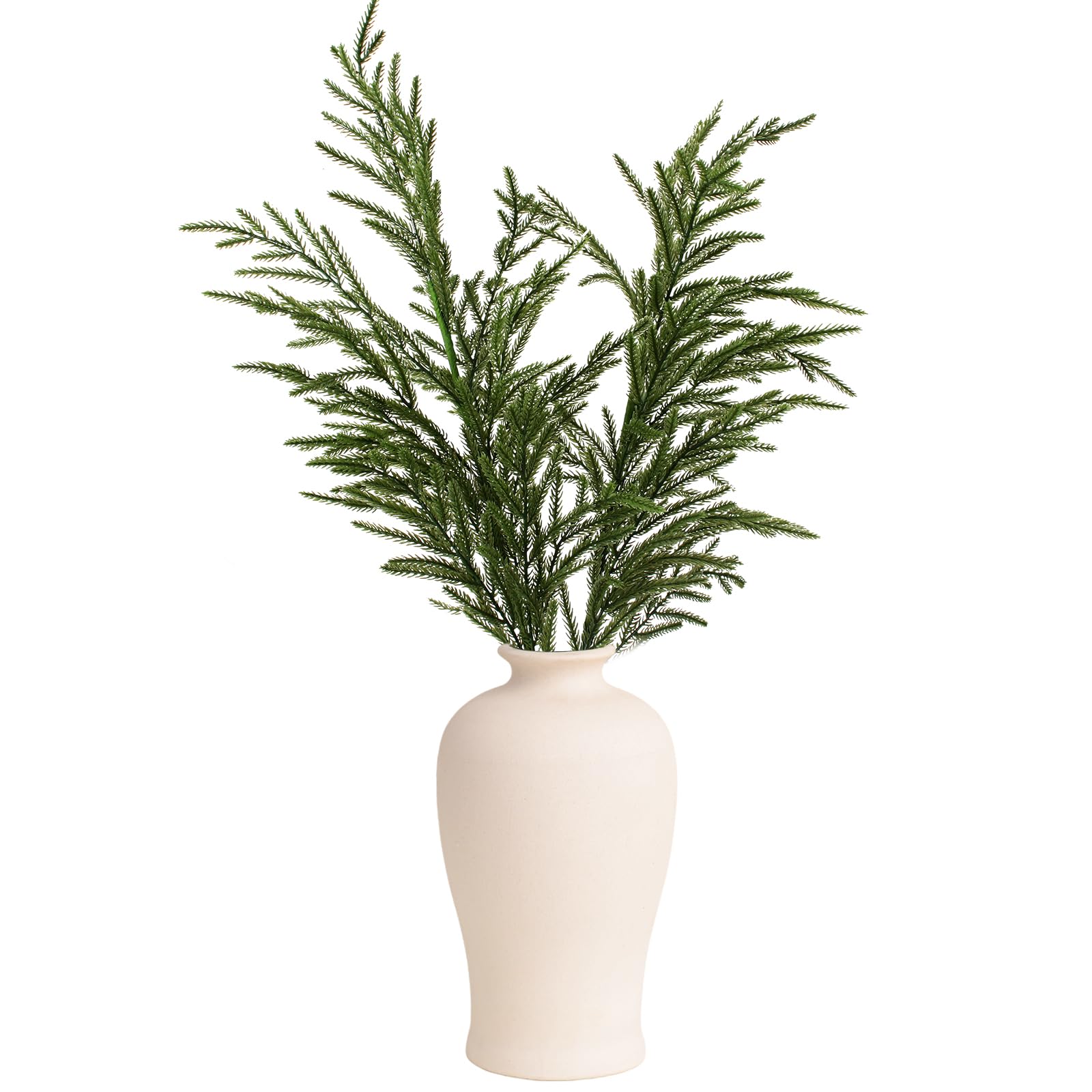 Amazon.com: CIXICM 36 inch Norfolk Pine Branch, 2 Pcs Long Artificial ...