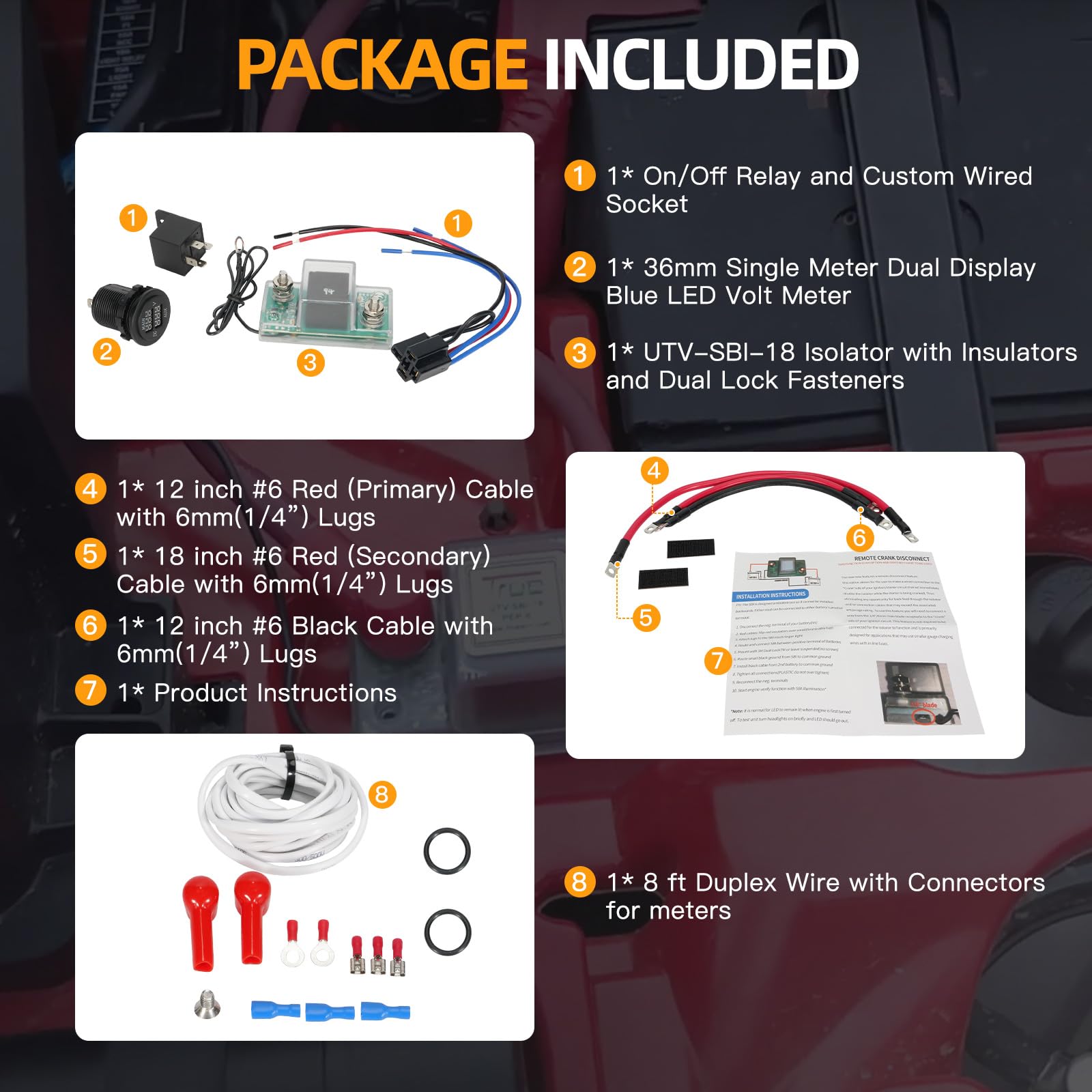 Snapklik.com : Kozlira 12V Dual Battery Isolator Connect & Monitor Kit ...