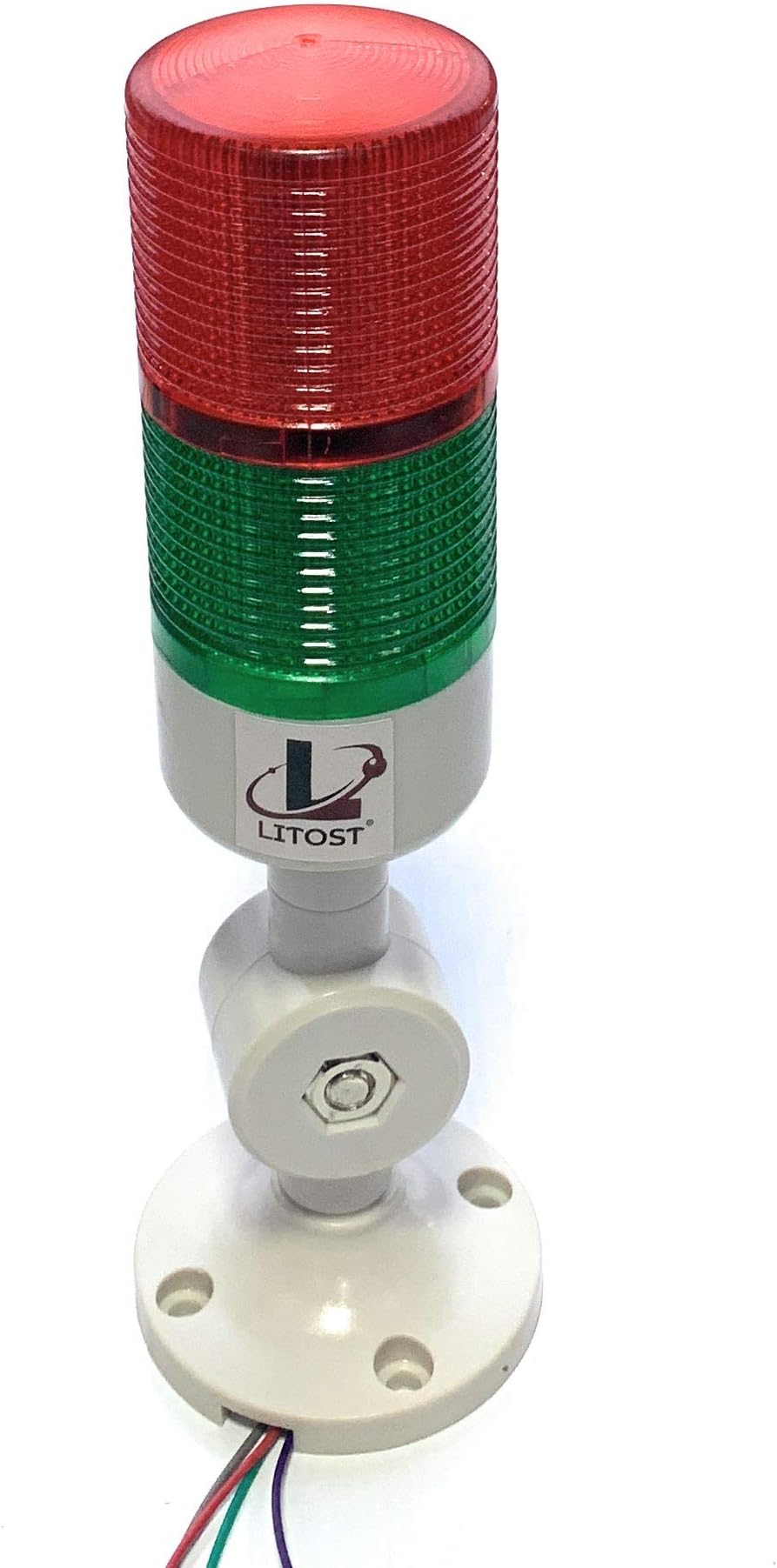 Buy Litost® 2 Tier LED Signal Tower Lamp Light with Buzzer 220 Volt AC ...