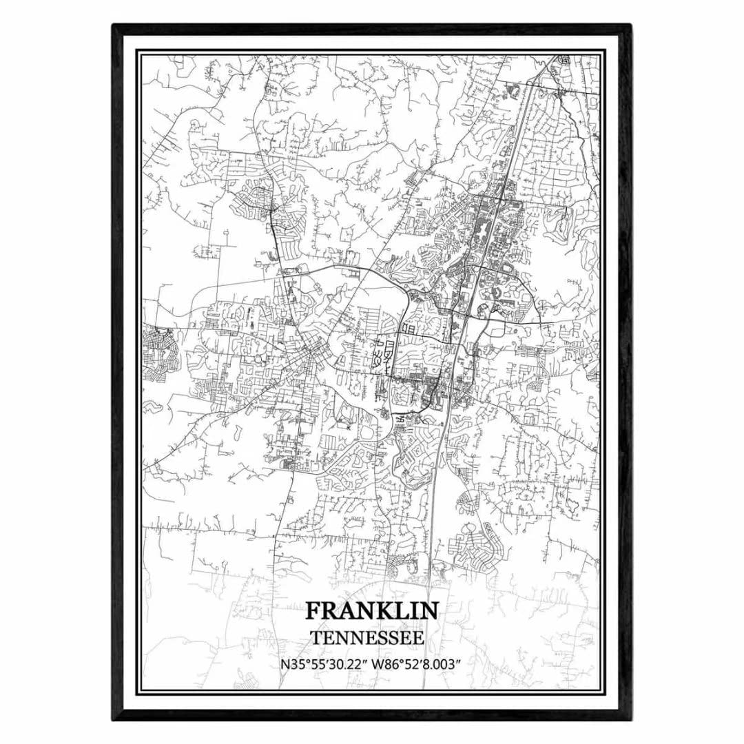 Printable Map Of Franklin Tennessee