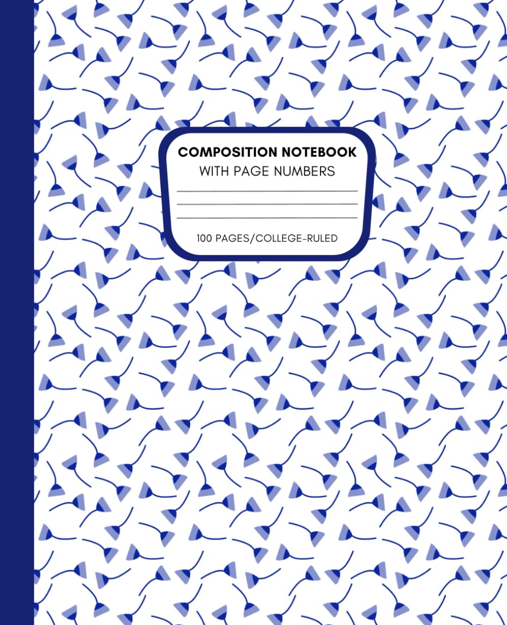 Composition Notebook With Page Numbers: Numbers & Lines Come Together ...