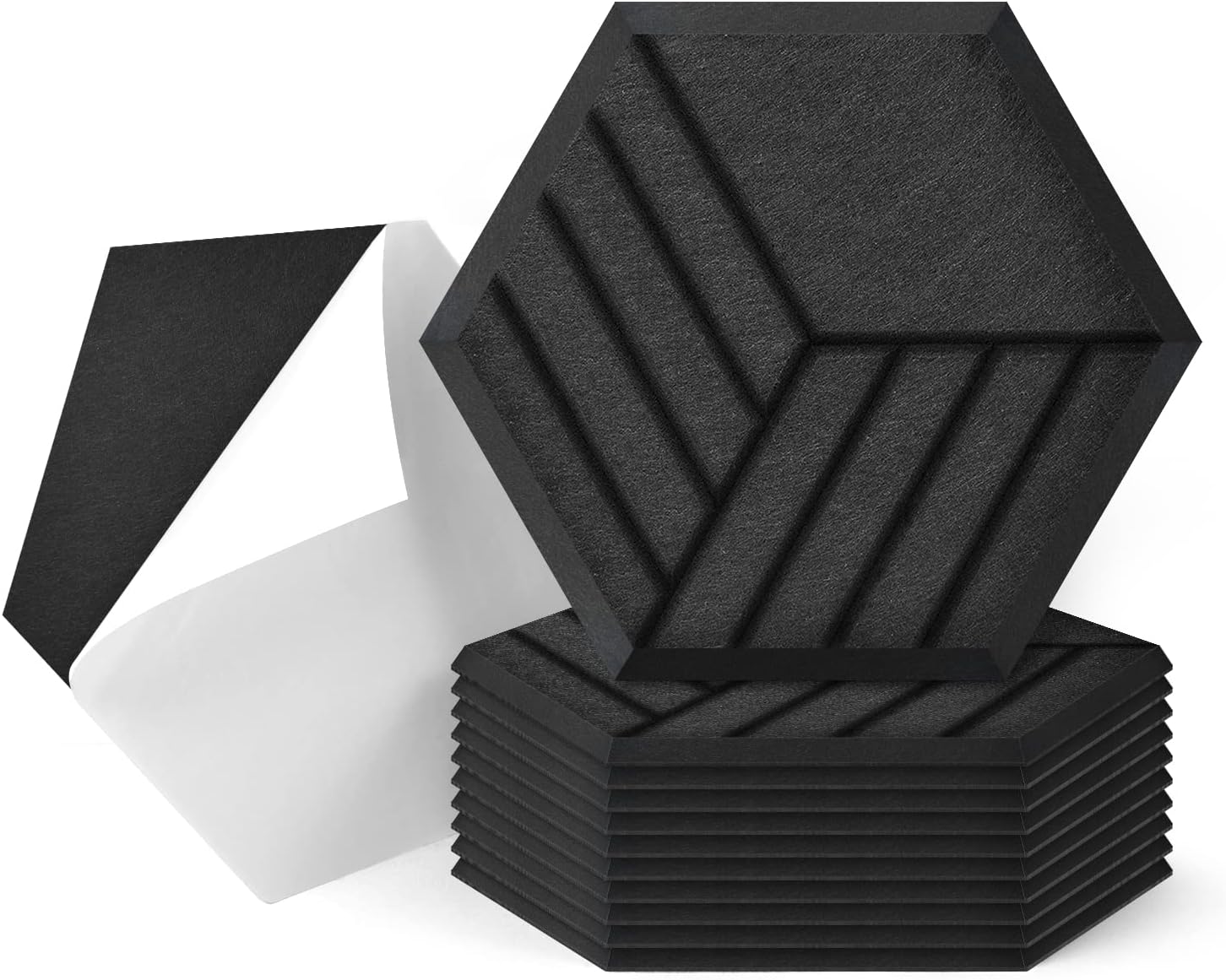 Amazon.com: Art3dwallpanels Self Adhesive 12 Pack Acoustic Panels, 14 ...